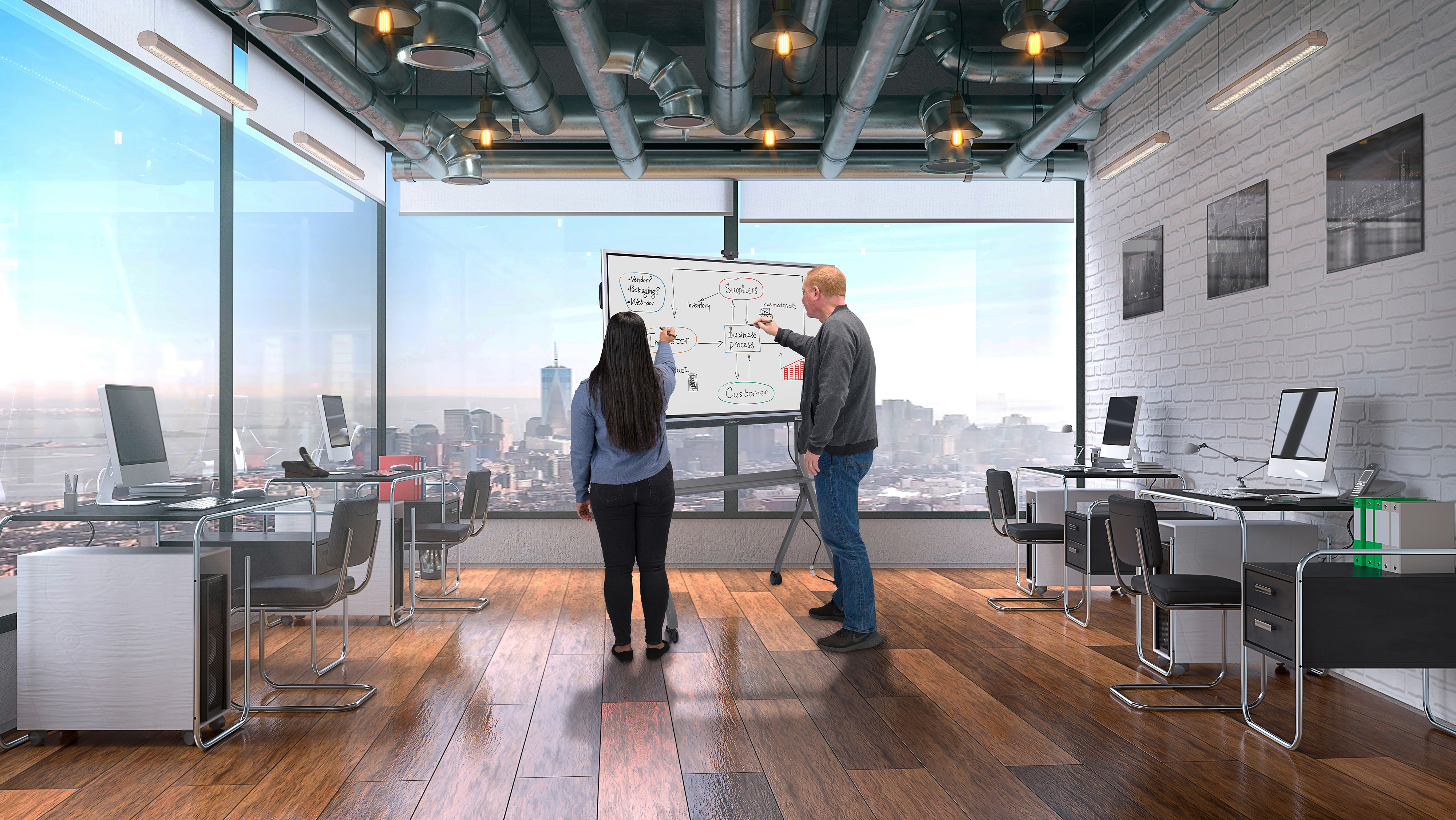 Digital Whiteboard | Multi-Touch Infrared Technology | Displays2Go