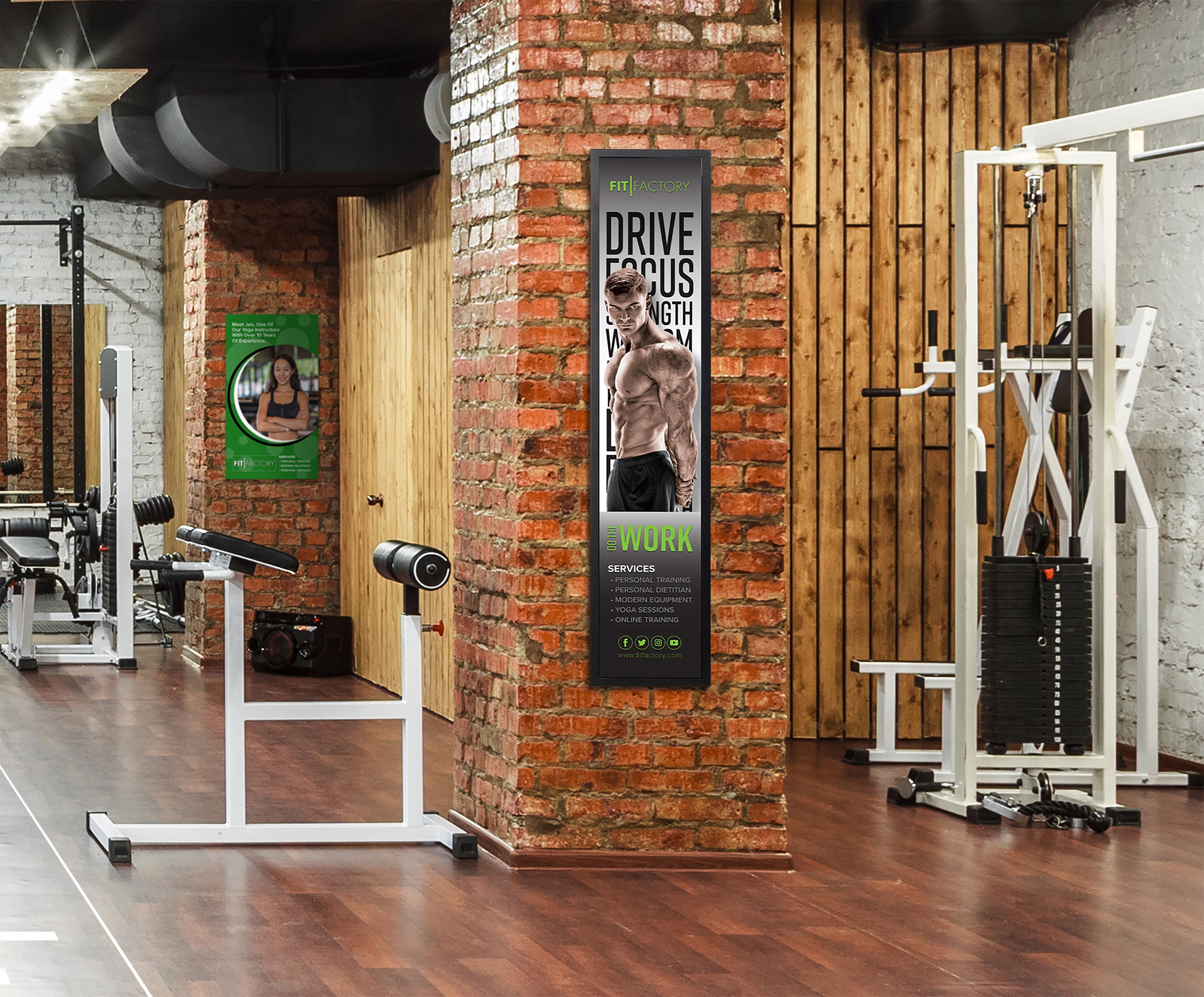 Stretched Bar LCD Display | Versatile Orientation | Displays2Go