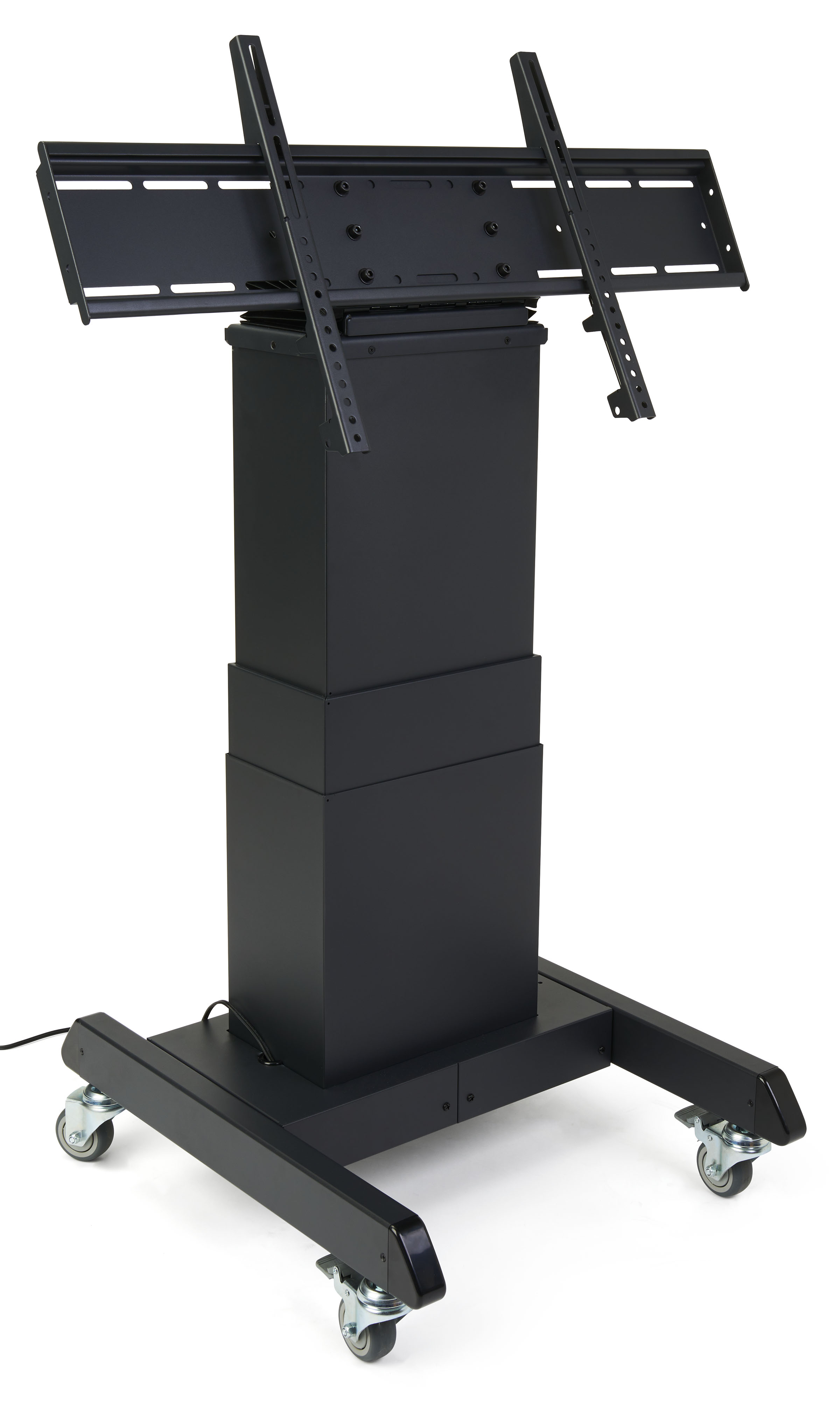 Tilting Mobile Flat Panel Stand | 36" to 62" Height Adjustment ...