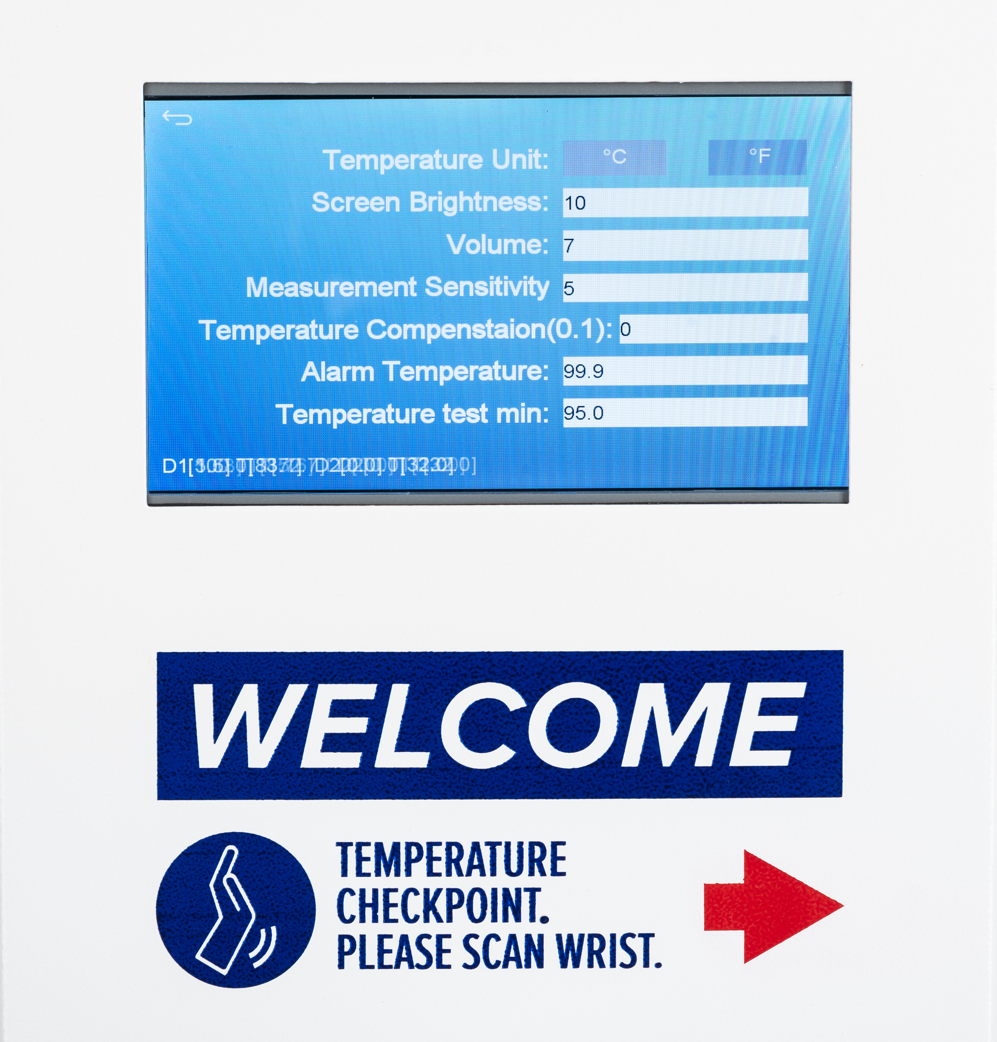 Infrared Body Temperature Wrist Scanner | ADA Height and Reach ...