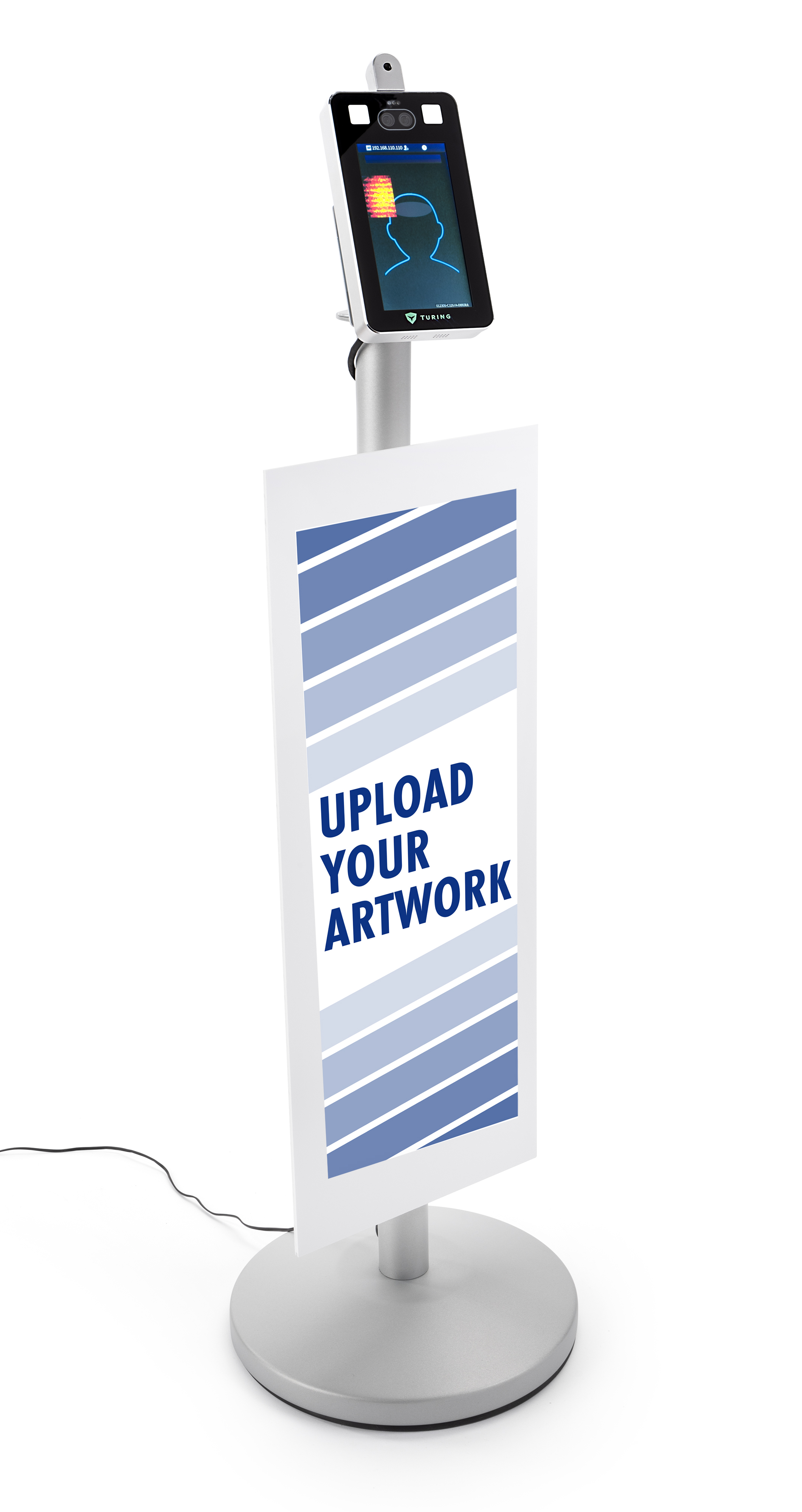 Contactless Temperature Scanning Kiosk | Floor Standing Placement ...