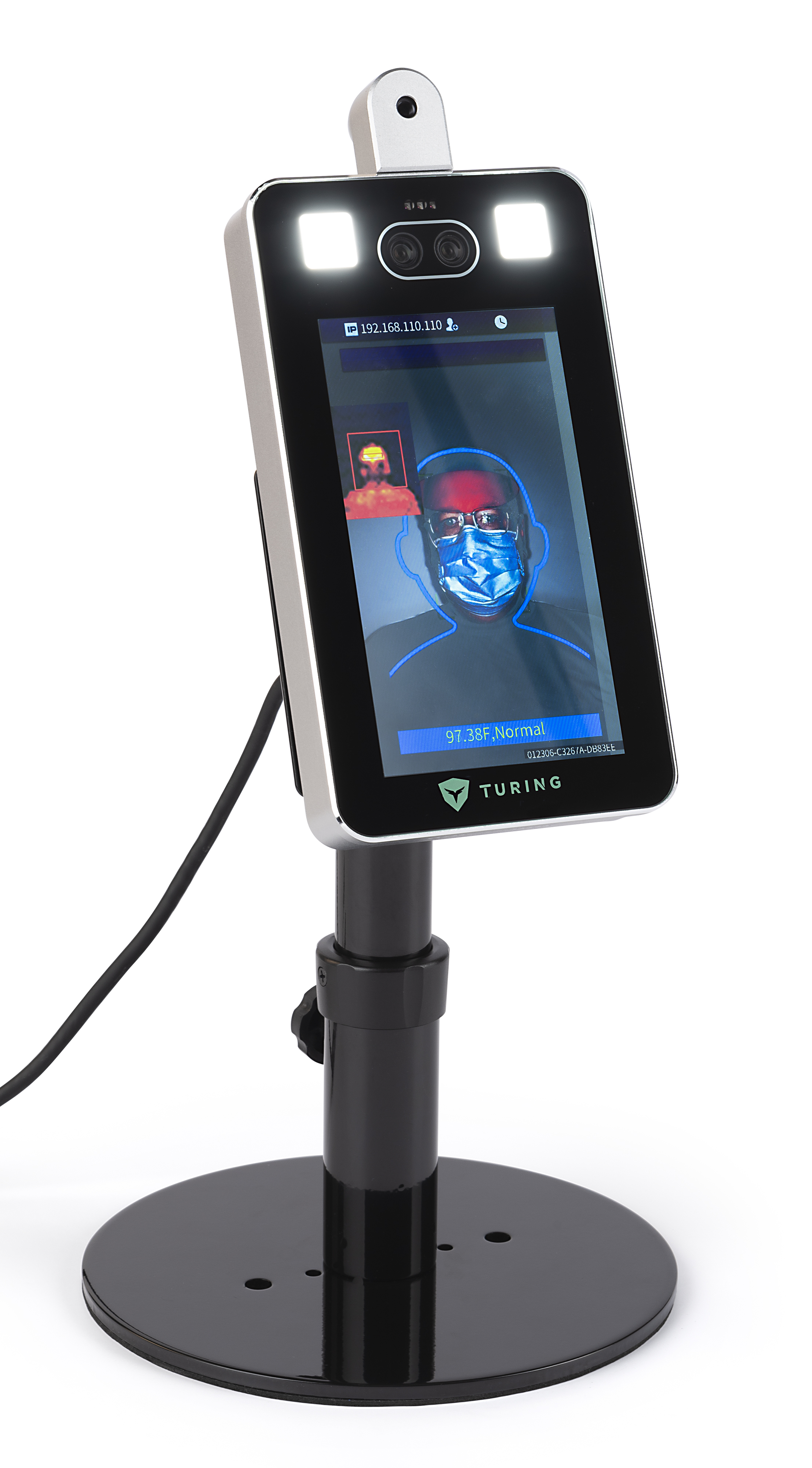 Adjustable Countertop Temperature Screening Device | Non-Touch | Displays2Go