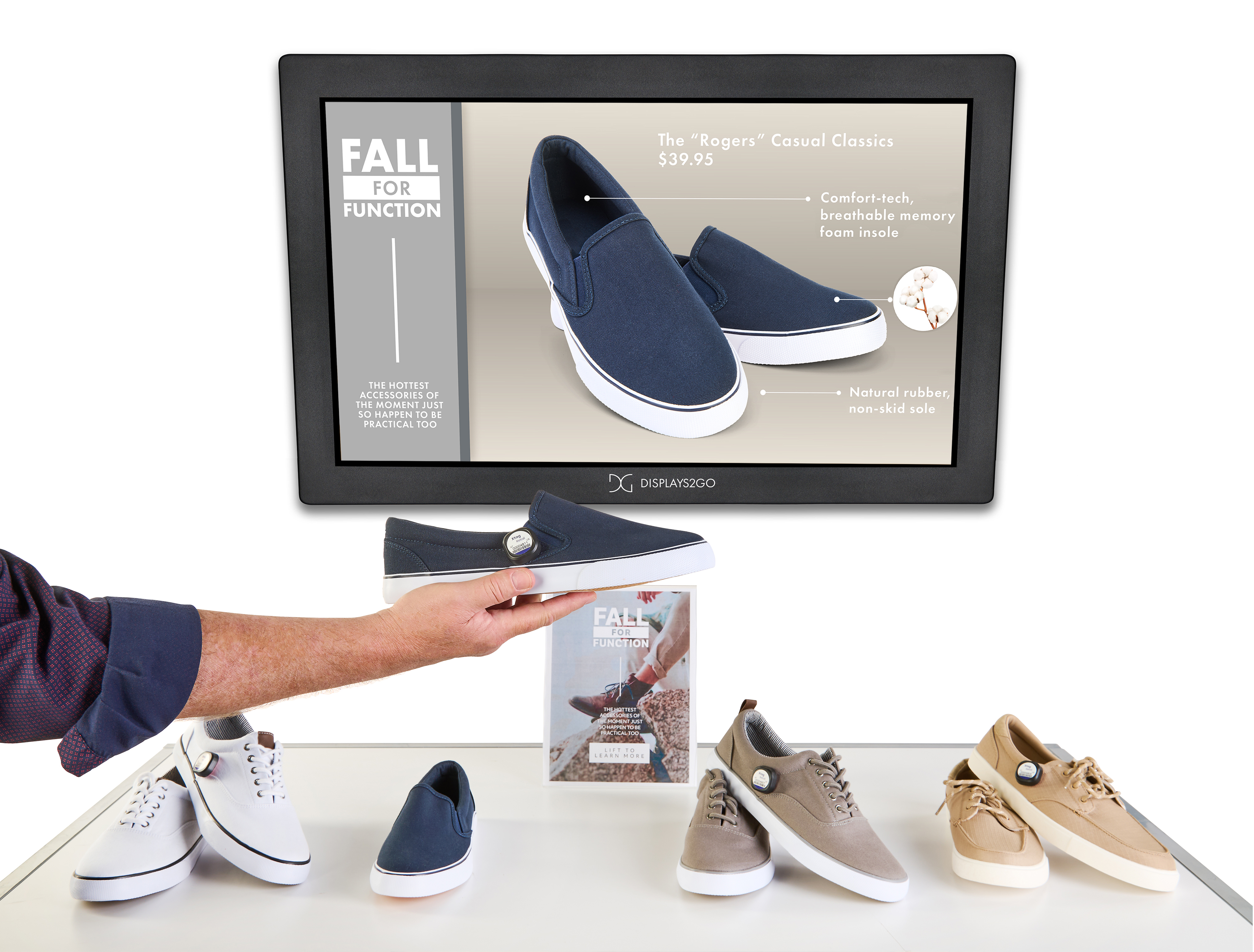 Lift and Learn Digital Signage | Xtag and Digital Display Bundle ...