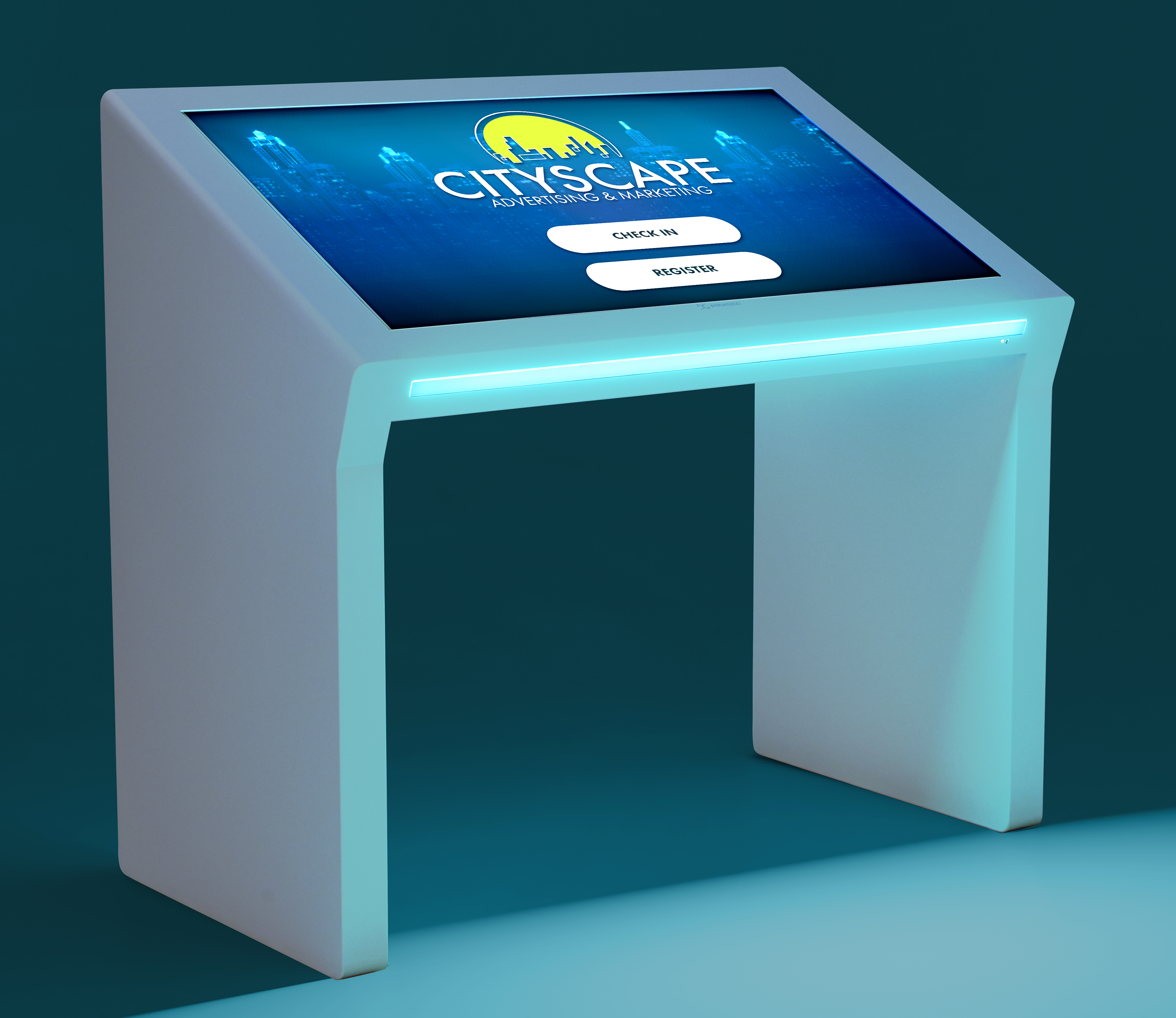 Edge-Lit Touch Screen Kiosk | Buy Now for Same Day Shipping | Displays2Go