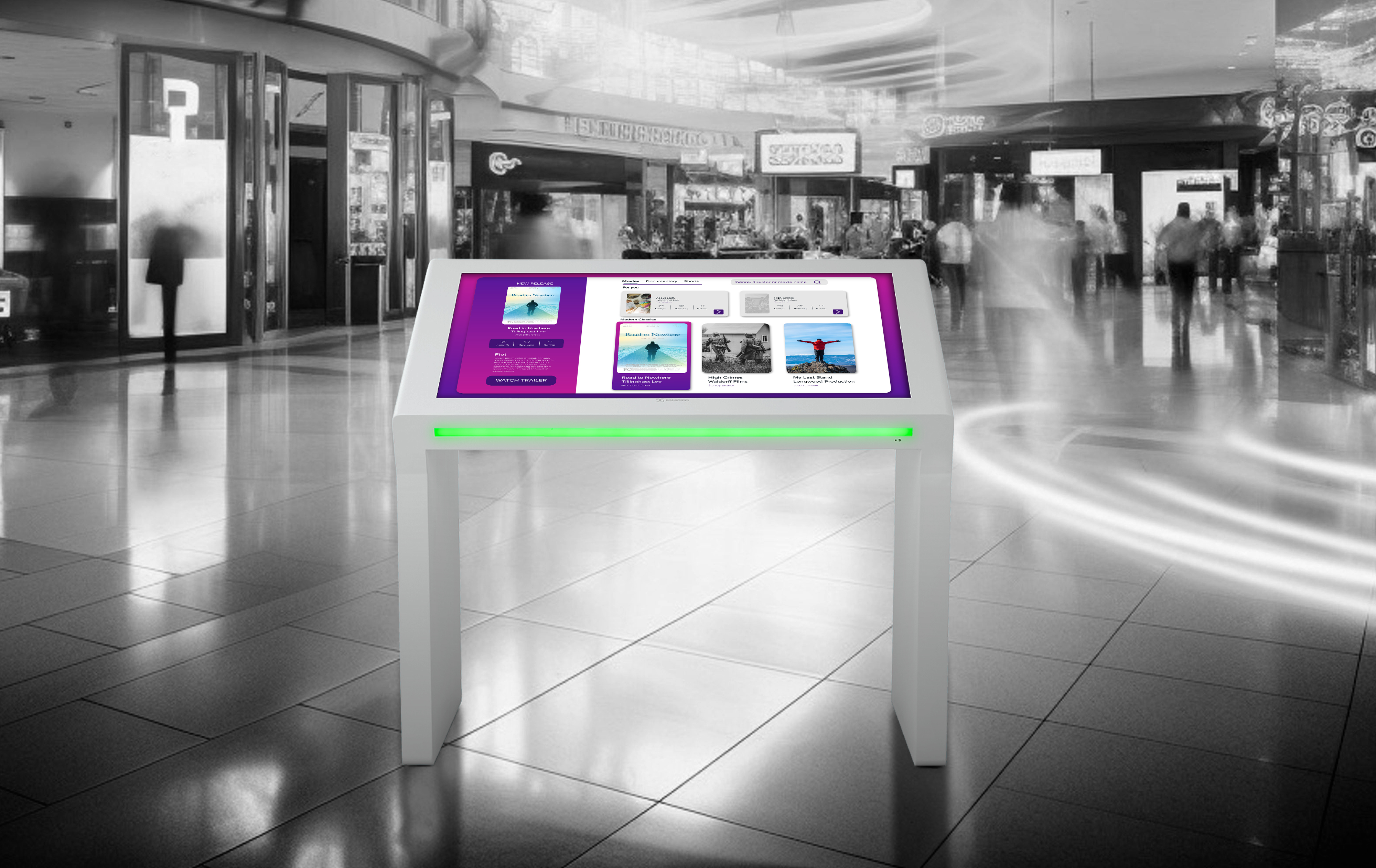 Edge-Lit Touch Screen Kiosk | Buy Now for Same Day Shipping | Displays2Go