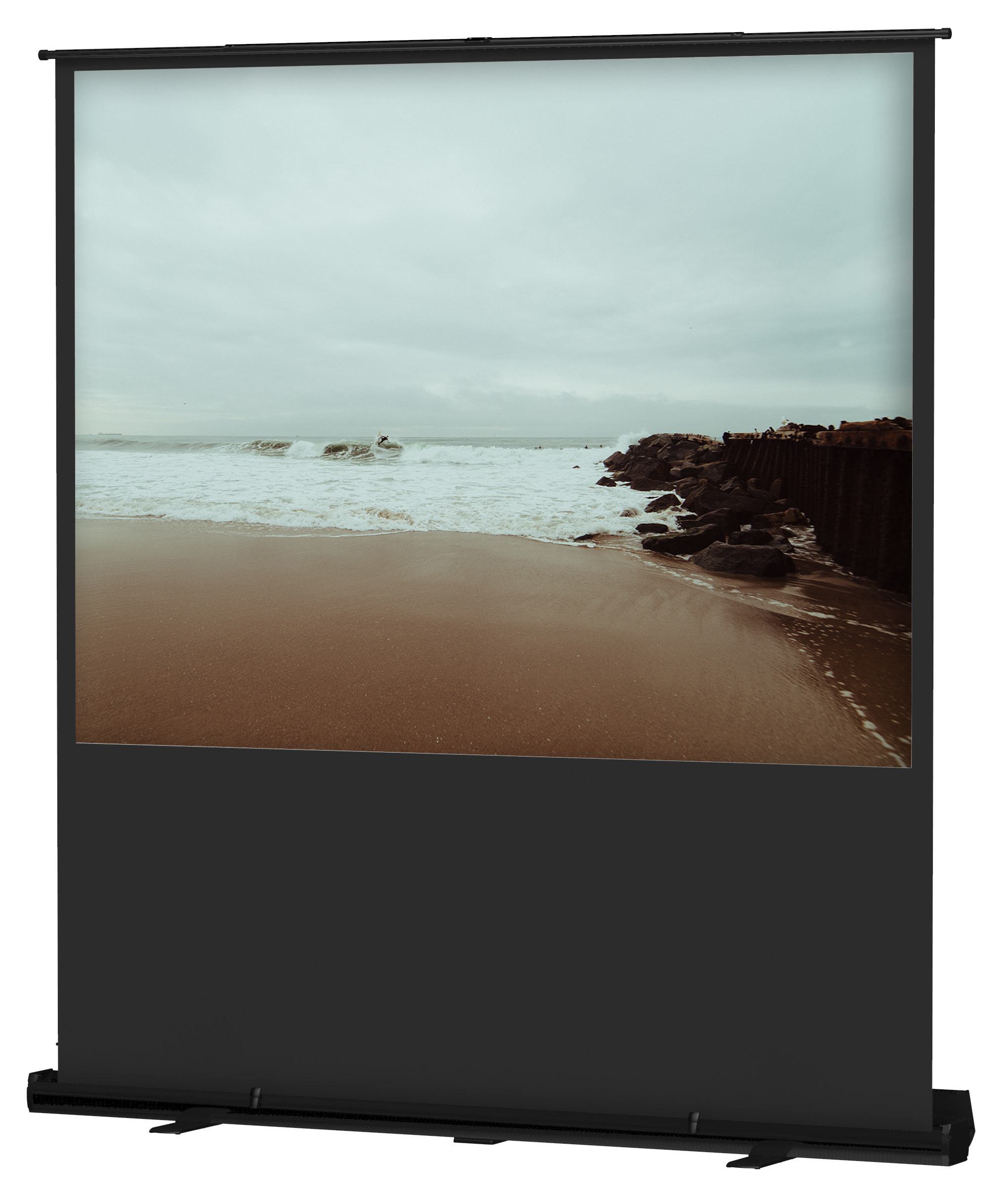 Video Projector | 60 x 80 Screen w/ Retractable Design | Displays2Go