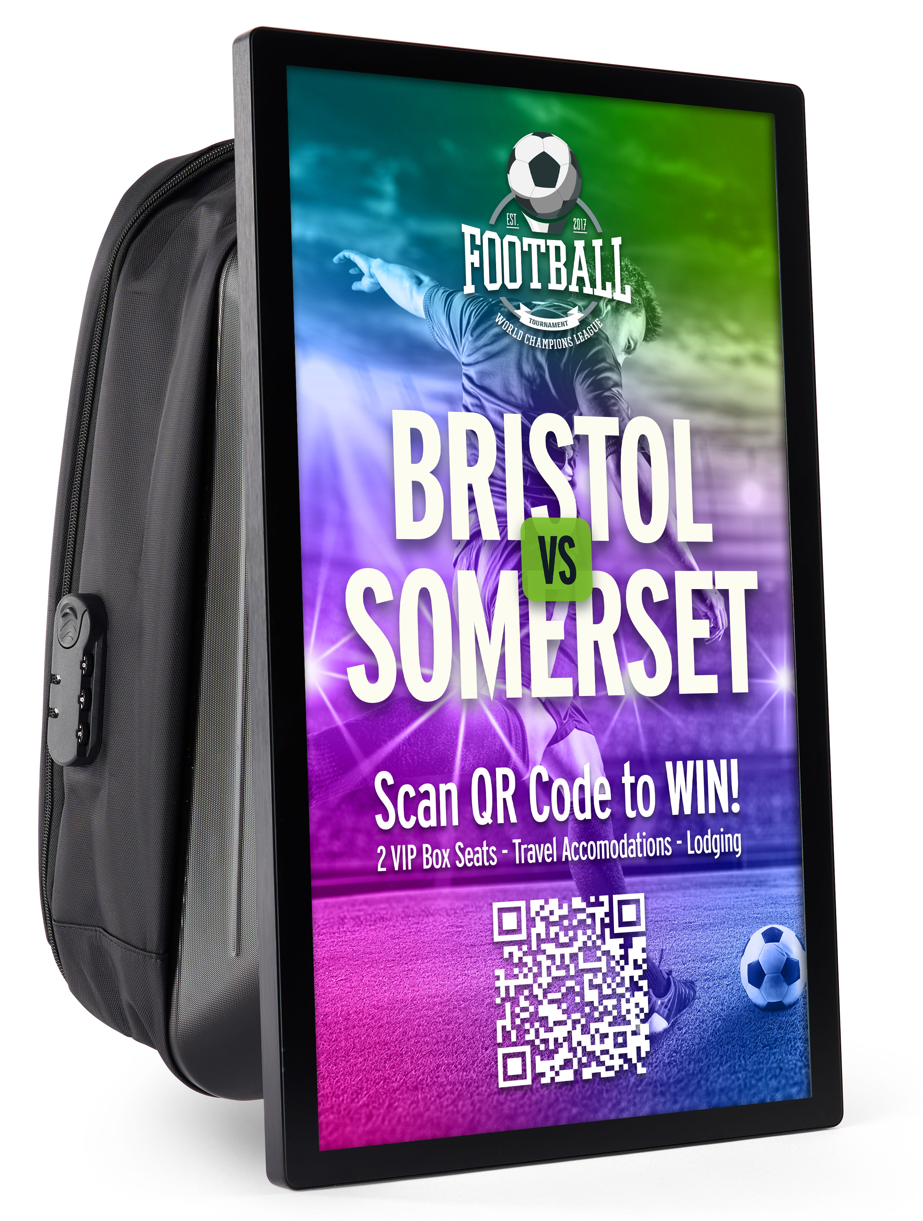 Digital Backpack Billboard | 21.5" LCD Screen | Displays2Go