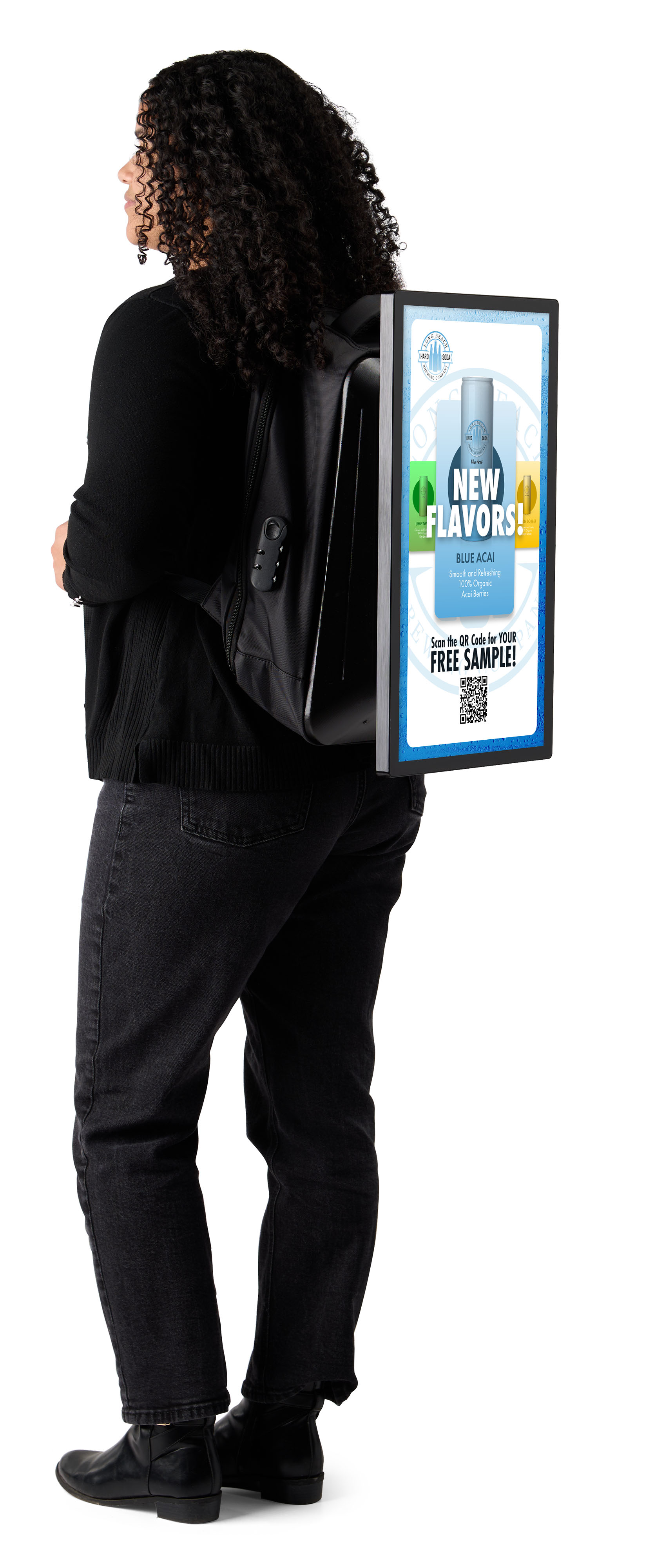 Digital Backpack Billboard | 21.5" LCD Screen | Displays2Go