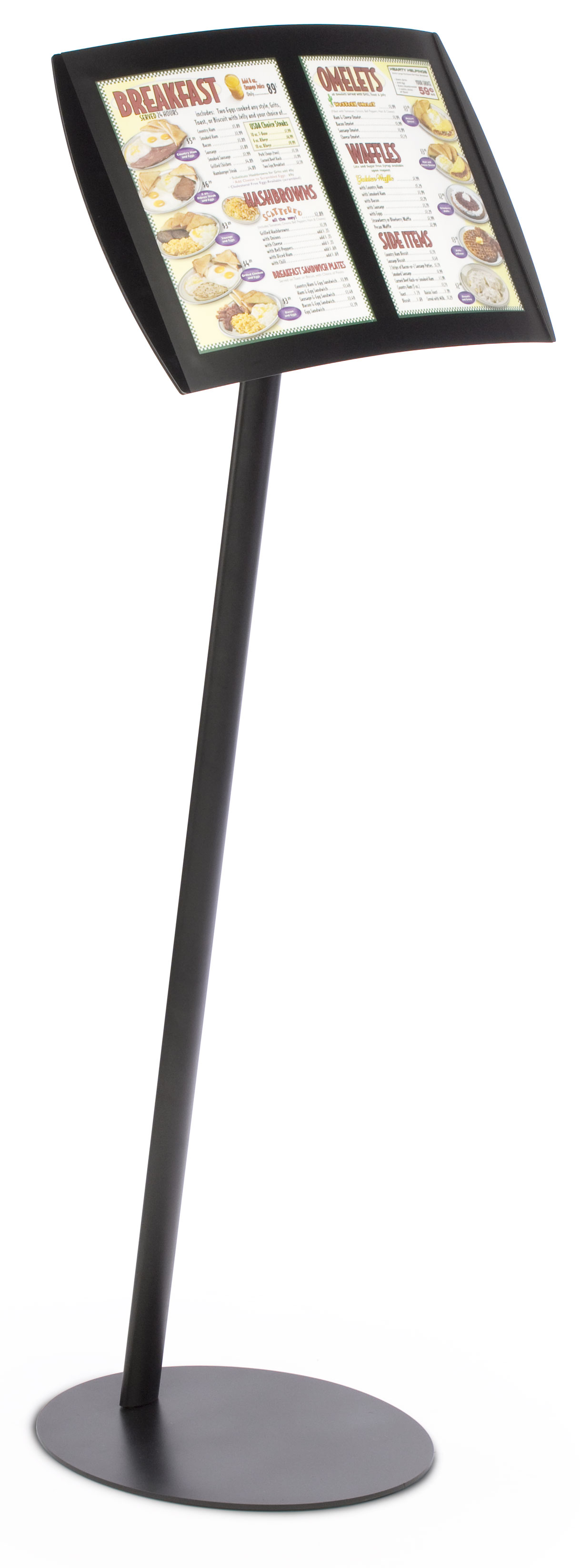 Menu Display | Adjustable Sign Holder for (2) 8.5 x 11 Posters ...