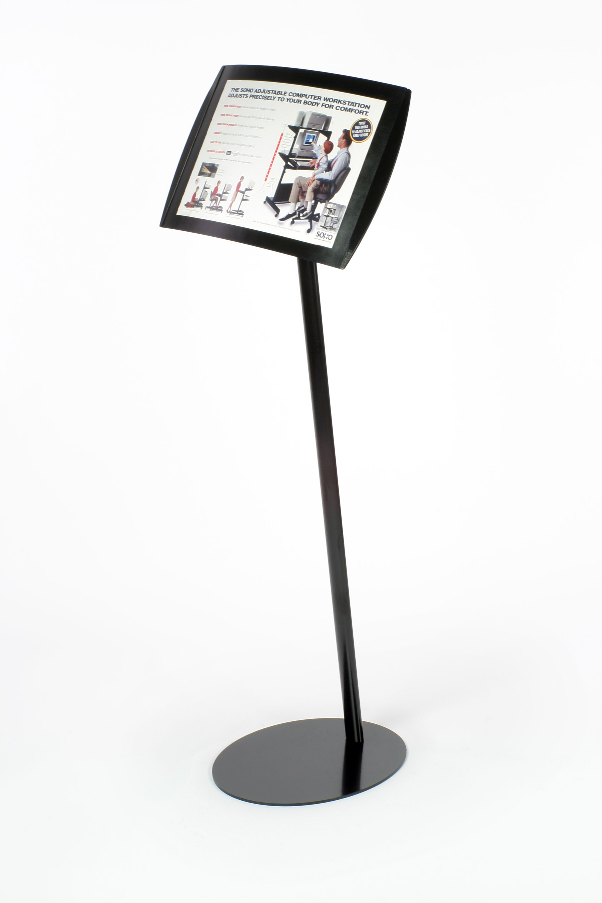 Magnetic Frame | 11" x 17" Menu Holder Floor Stand | Displays2Go