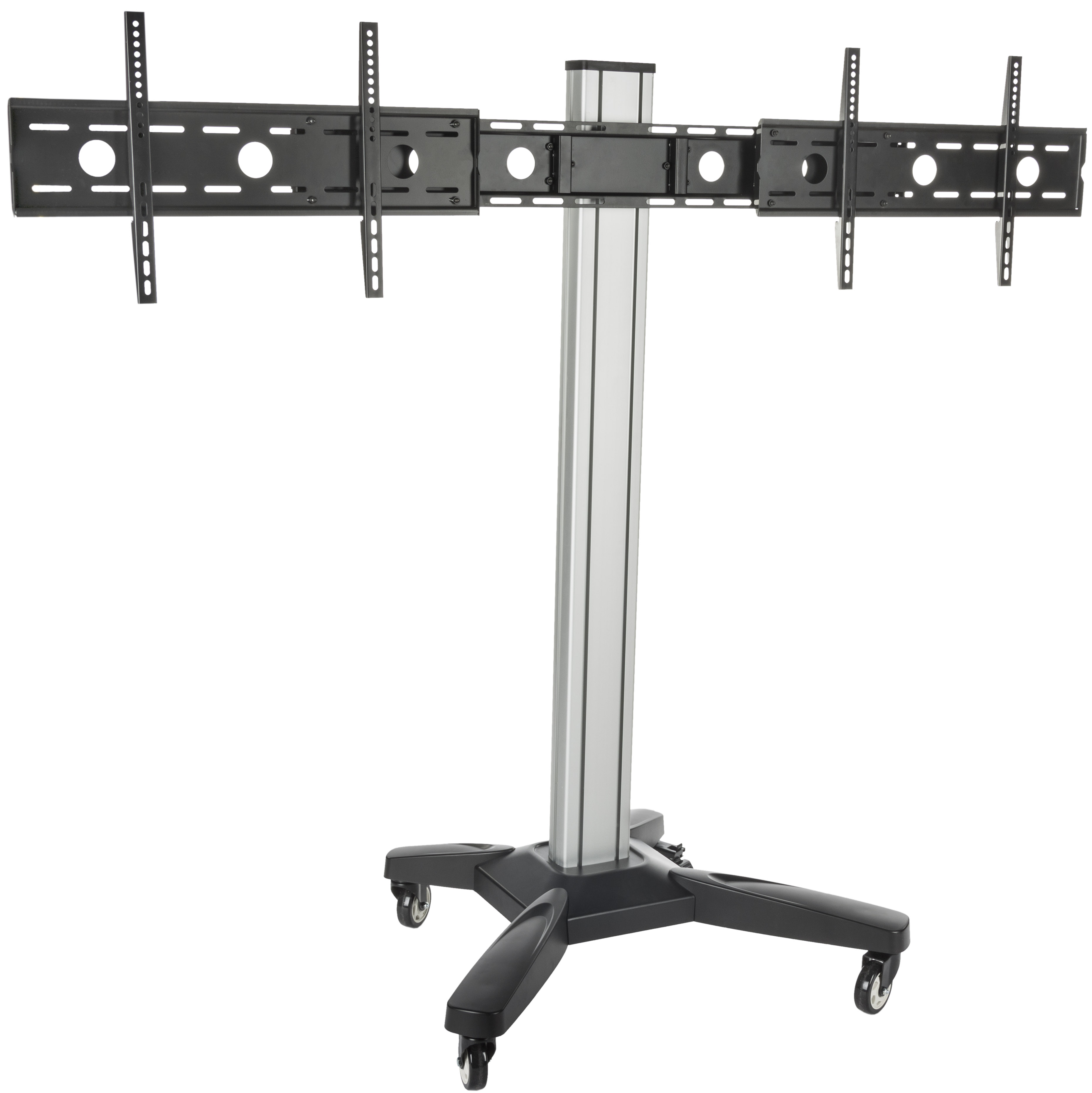 Side By Side Dual TV Rack | Cable Management | Displays2Go