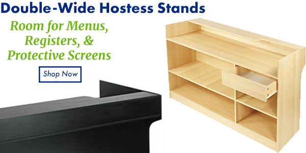 Hostess Stands for Restaurants | Pedestal and Valet Style Podiums