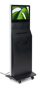 Hotel Keycard Drop Boxes | Floor Standing Security Bins | Displays2go