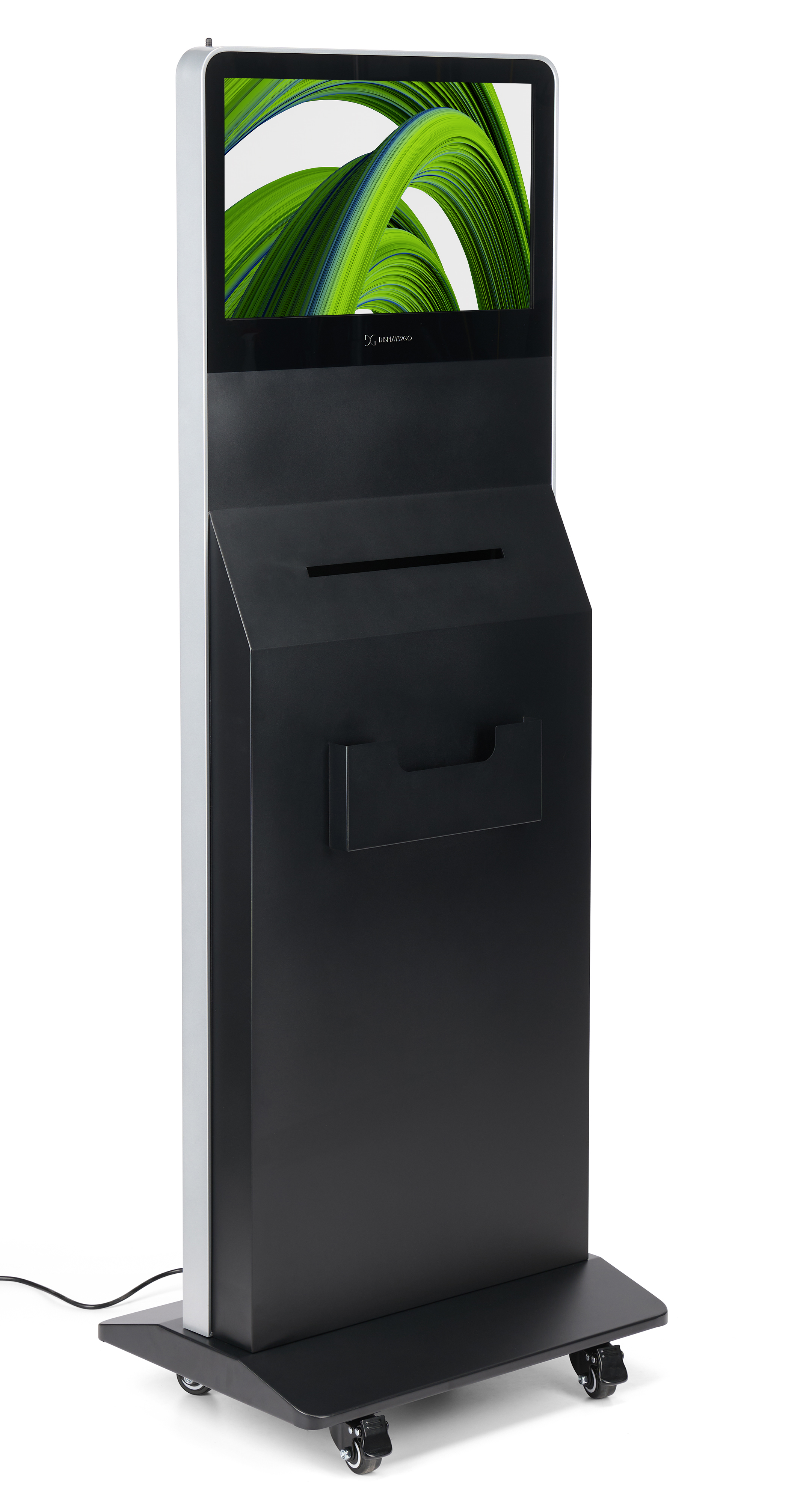 Floor Standing Suggestion Box with Video Screen | Locking Door ...