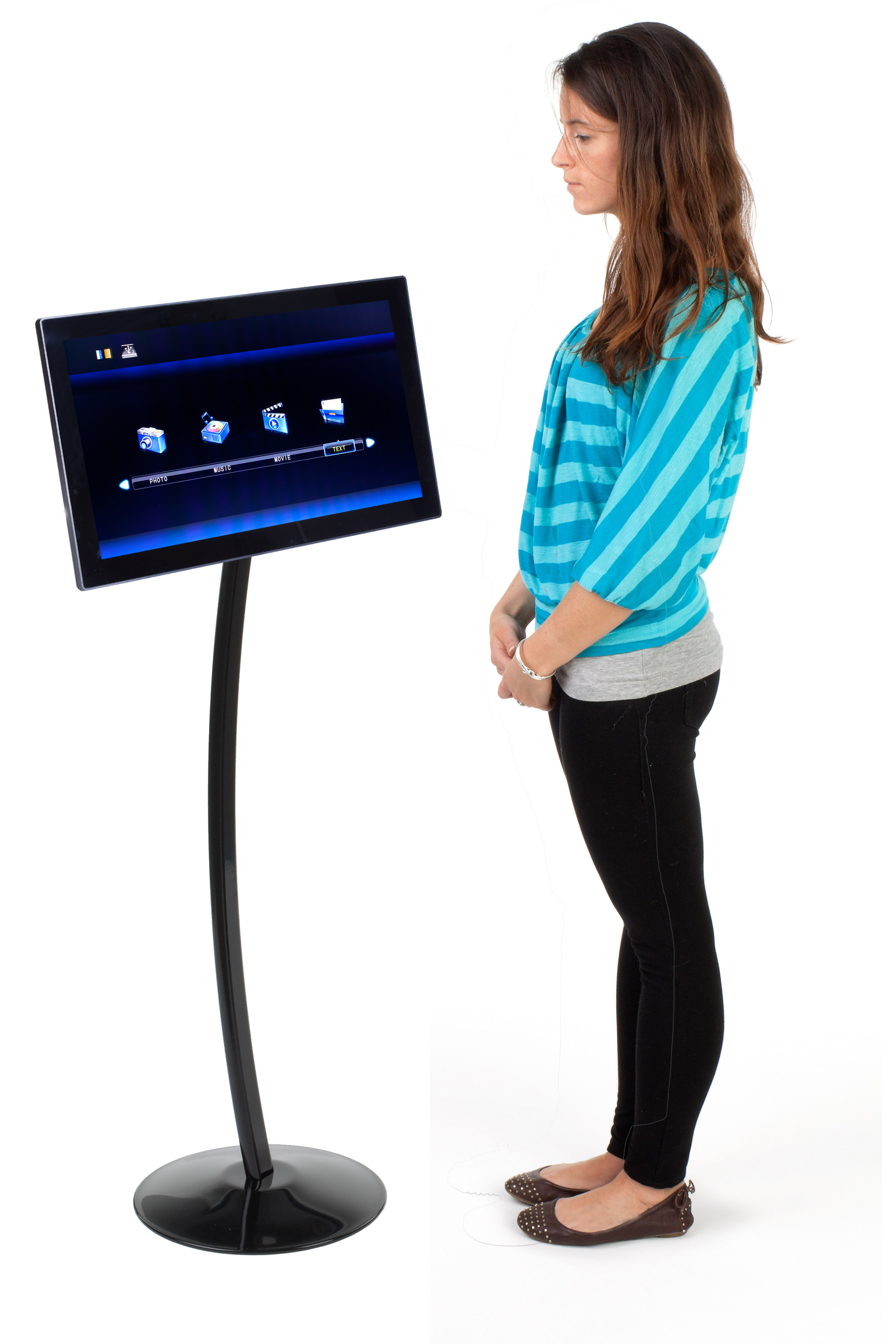 Digital Photo Frame Stand | Internal Media Player | Displays2Go