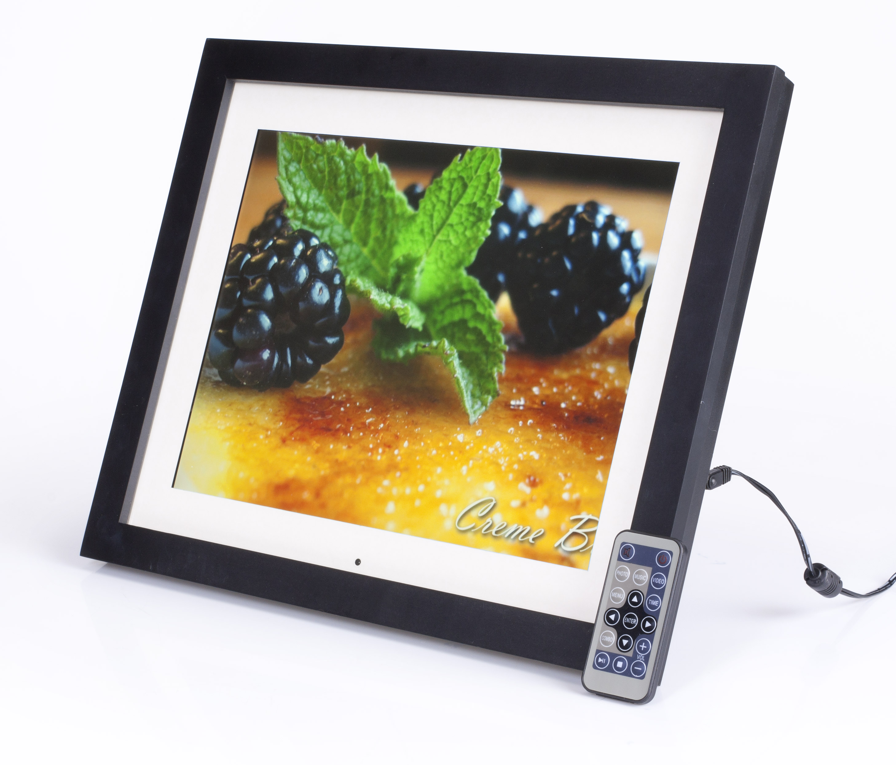 15" Digital Photo Frame | Includes Remote Control | Displays2Go