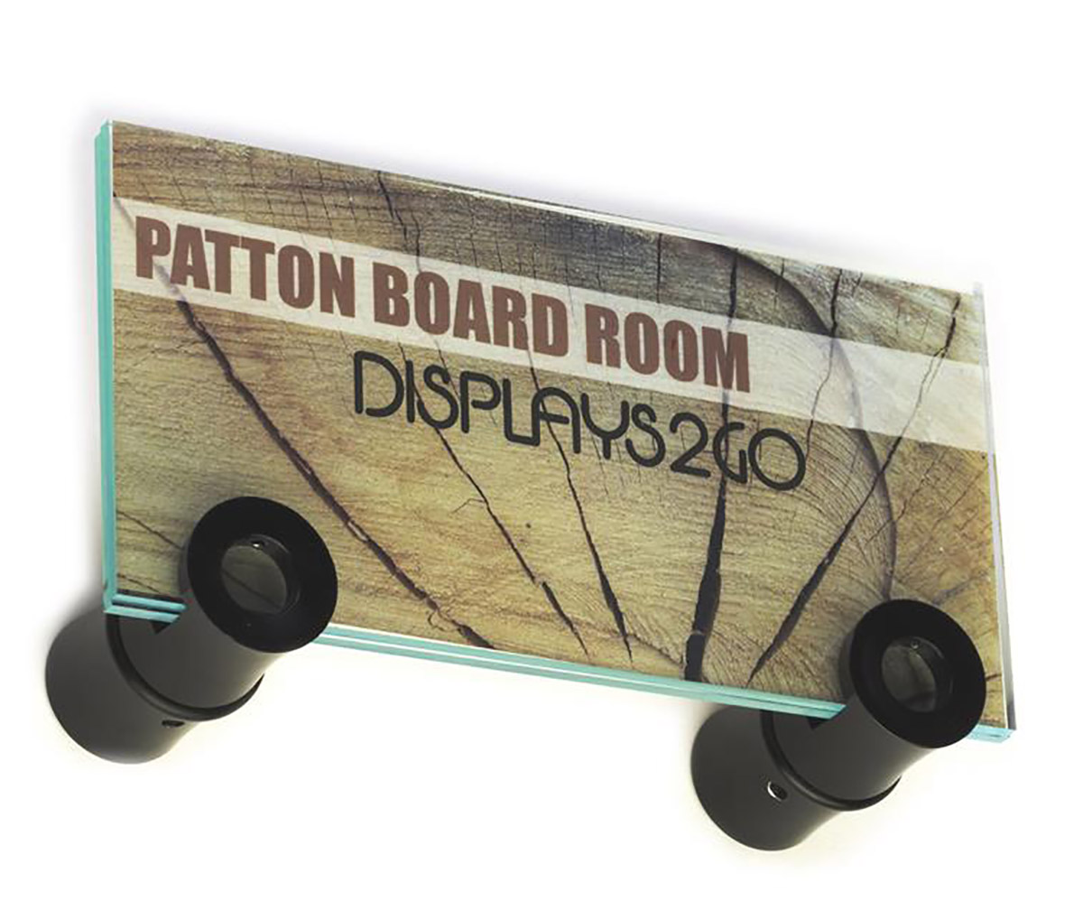 Custom Sign Standoff with Printable Templates | Displays2Go