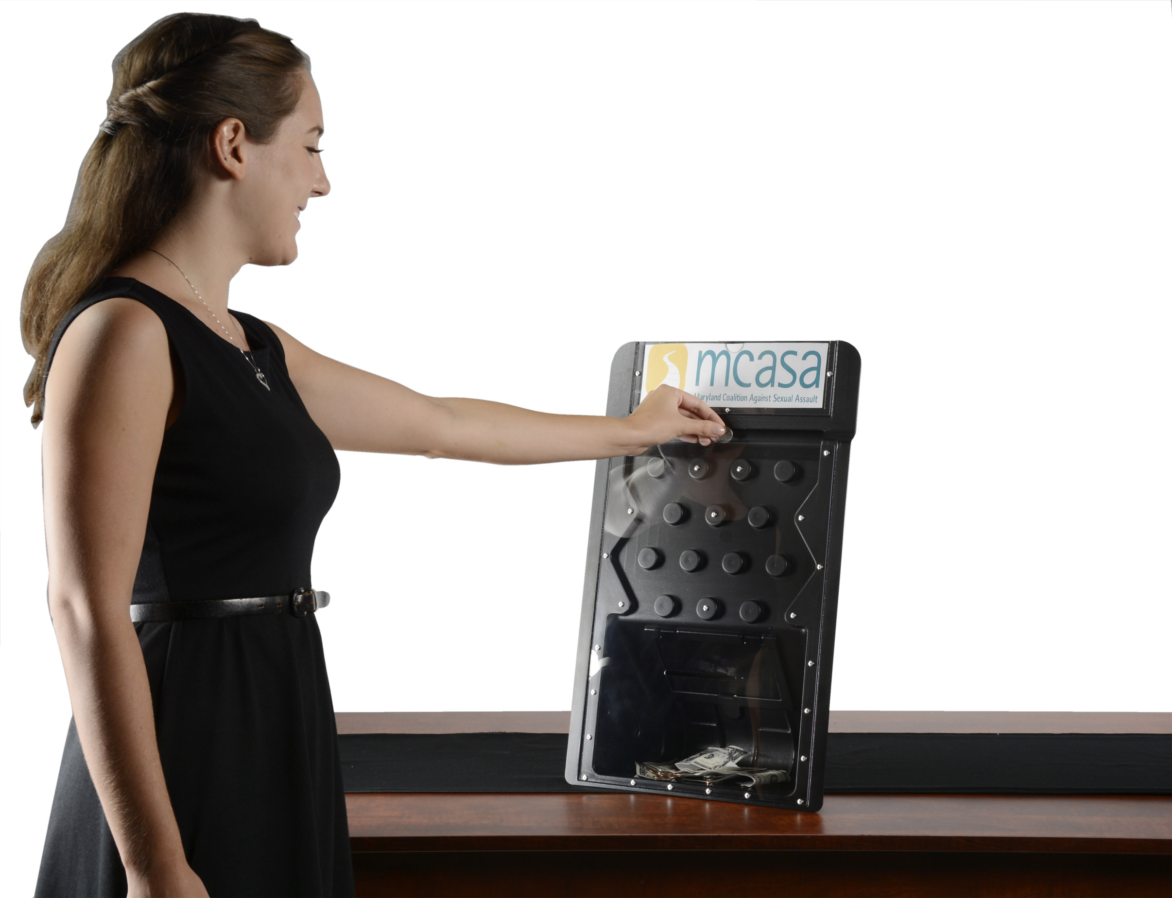 Donation Stand Game | Custom Header Space | Displays2Go