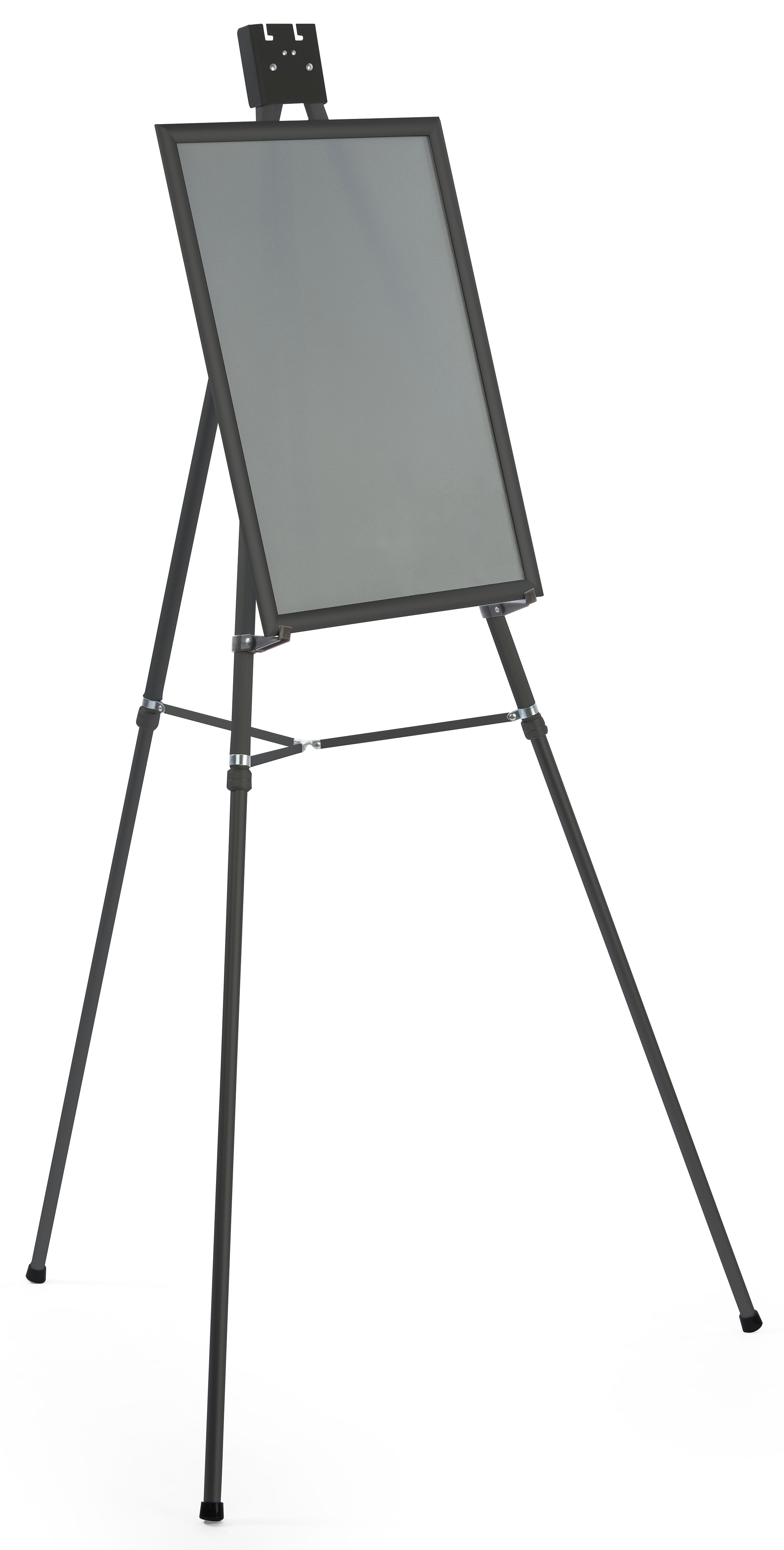 Black Easel Stand w/ 18” x 24” Snap Frame | Displays2Go