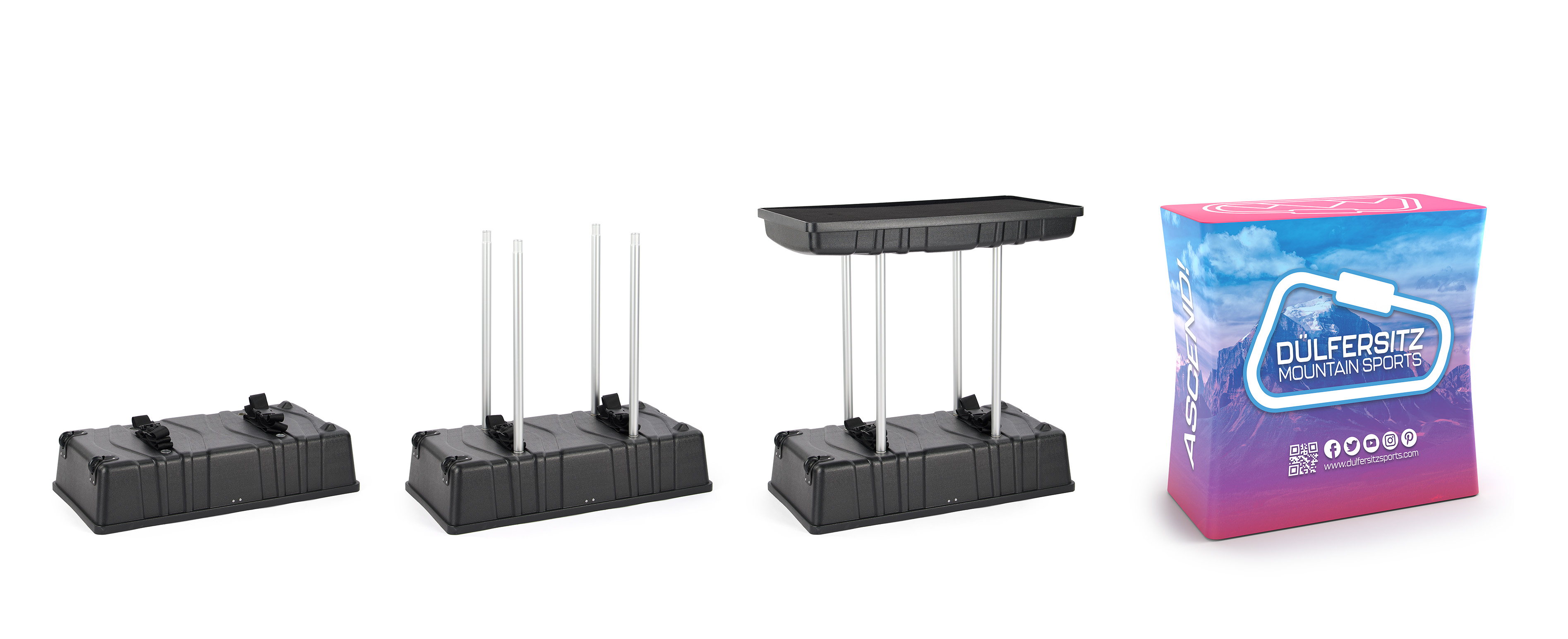 10x10 Trade Show Booth Display | Double Sided Backwall | Displays2Go