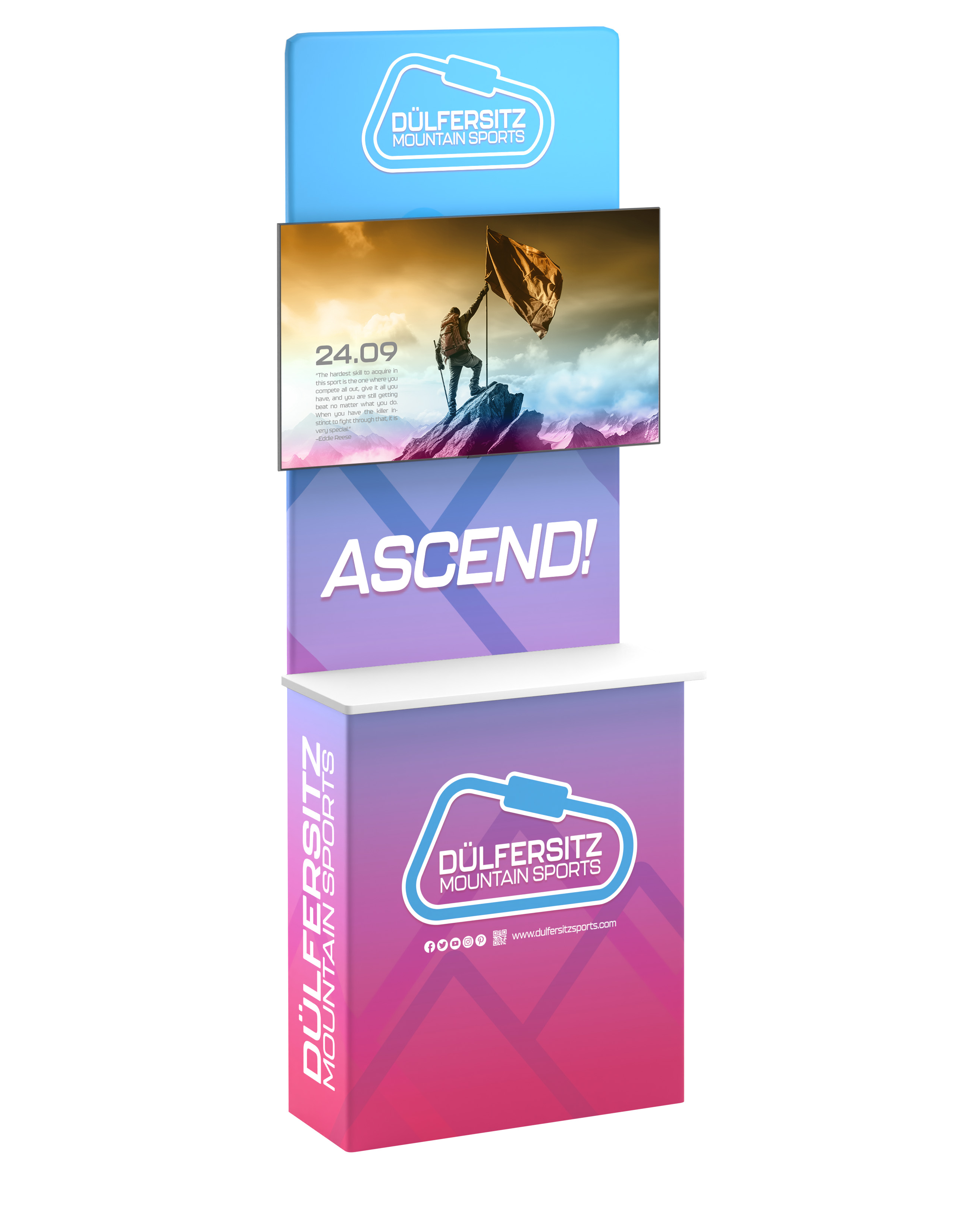 Pop Up Backwall| Counter | Displays2Go