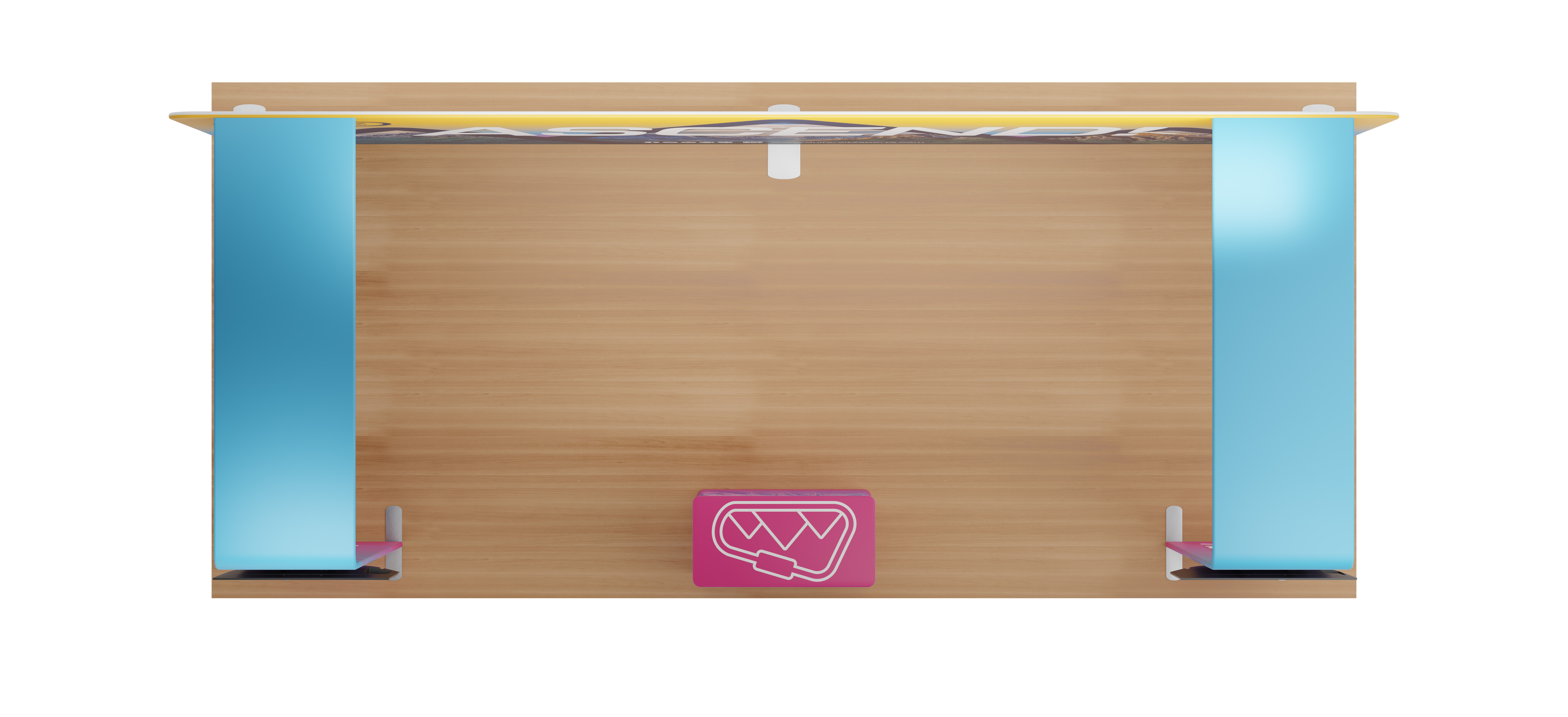 10x20 Pop Up Tradeshow Booth | Dual Monitor Mounts | Displays2Go