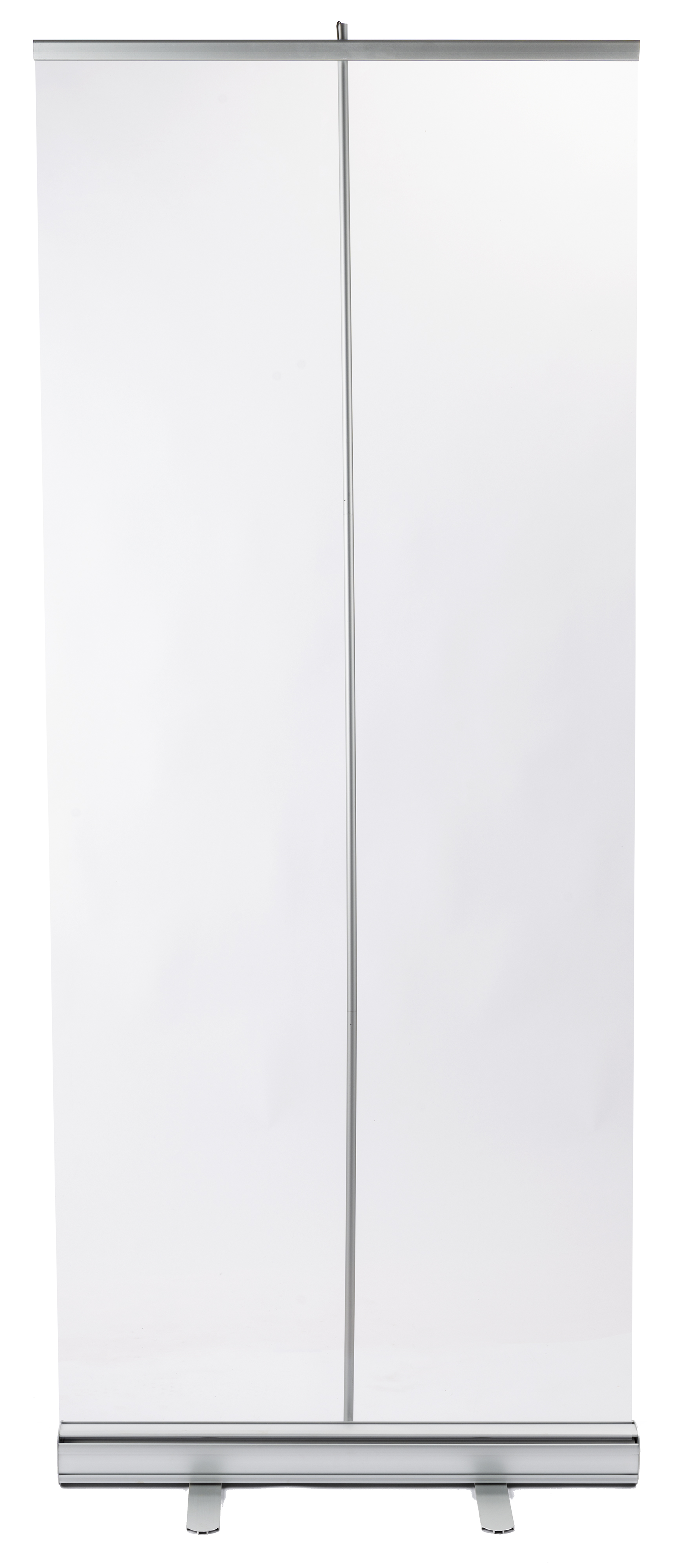 Clear Roll Up Partition Screen | Retractable Aluminum Stand | Displays2Go