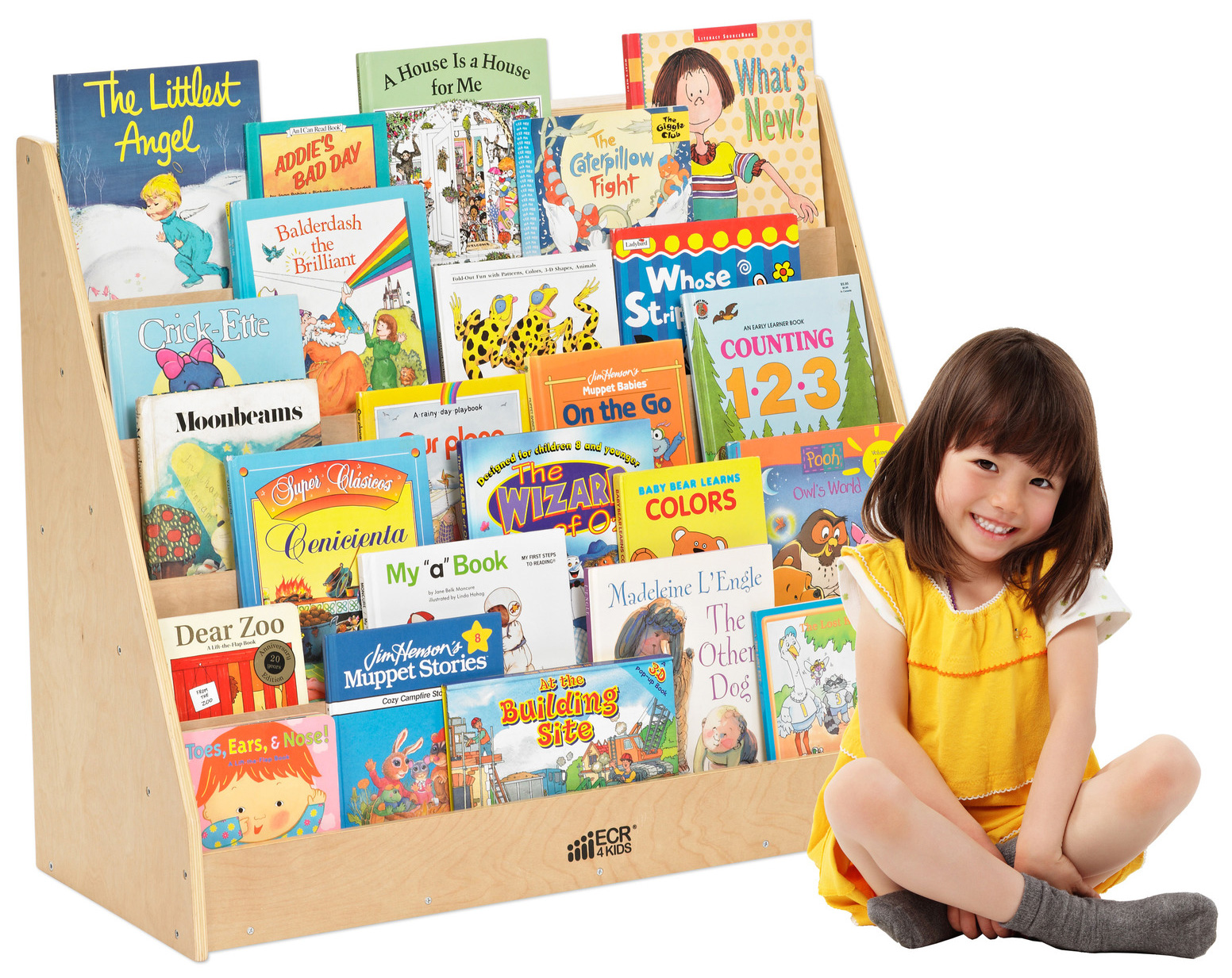 Children’s Floor Standing Book Display | 5-Tier Design | Displays2Go