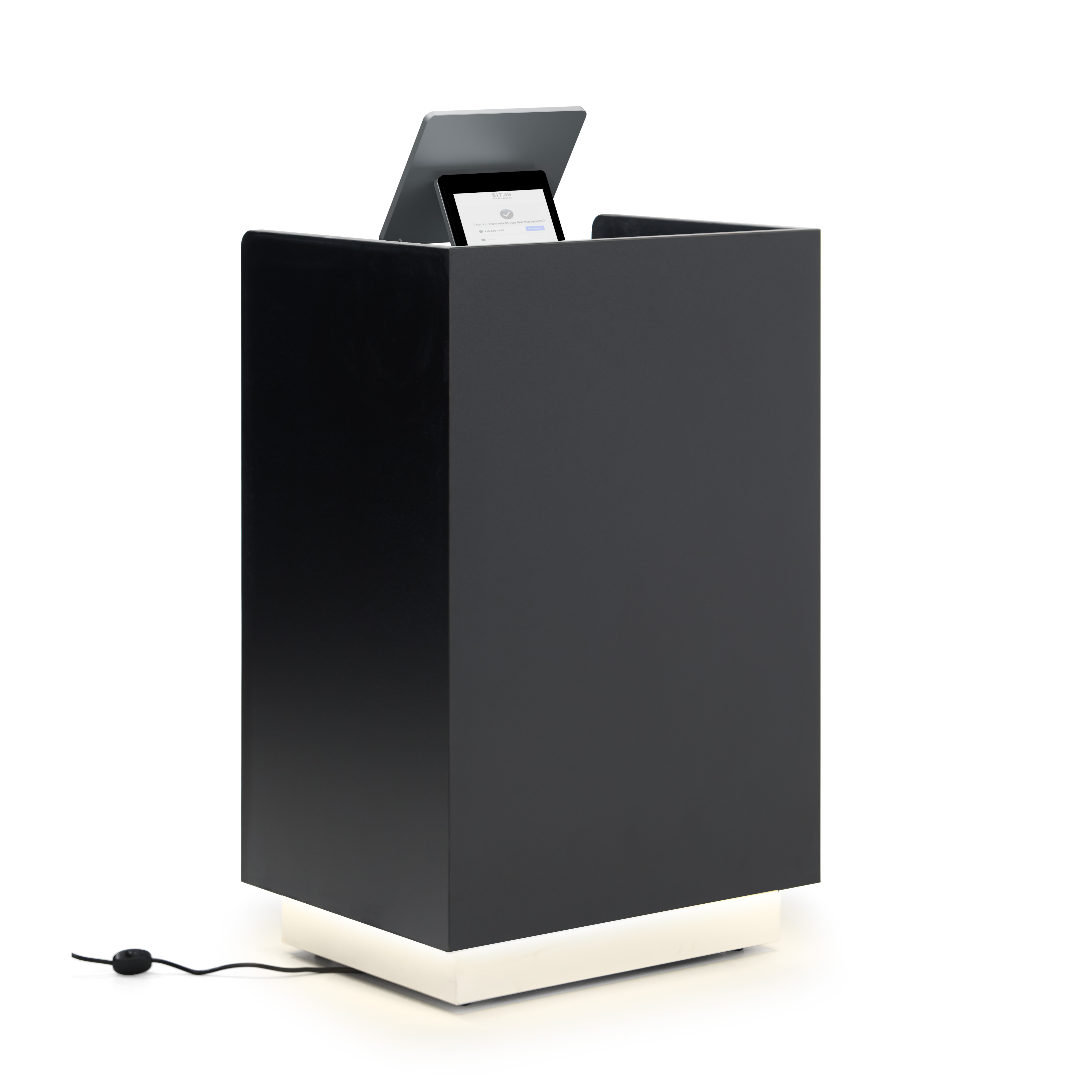 Modern Hostess Stand | Illuminated Base | Displays2Go