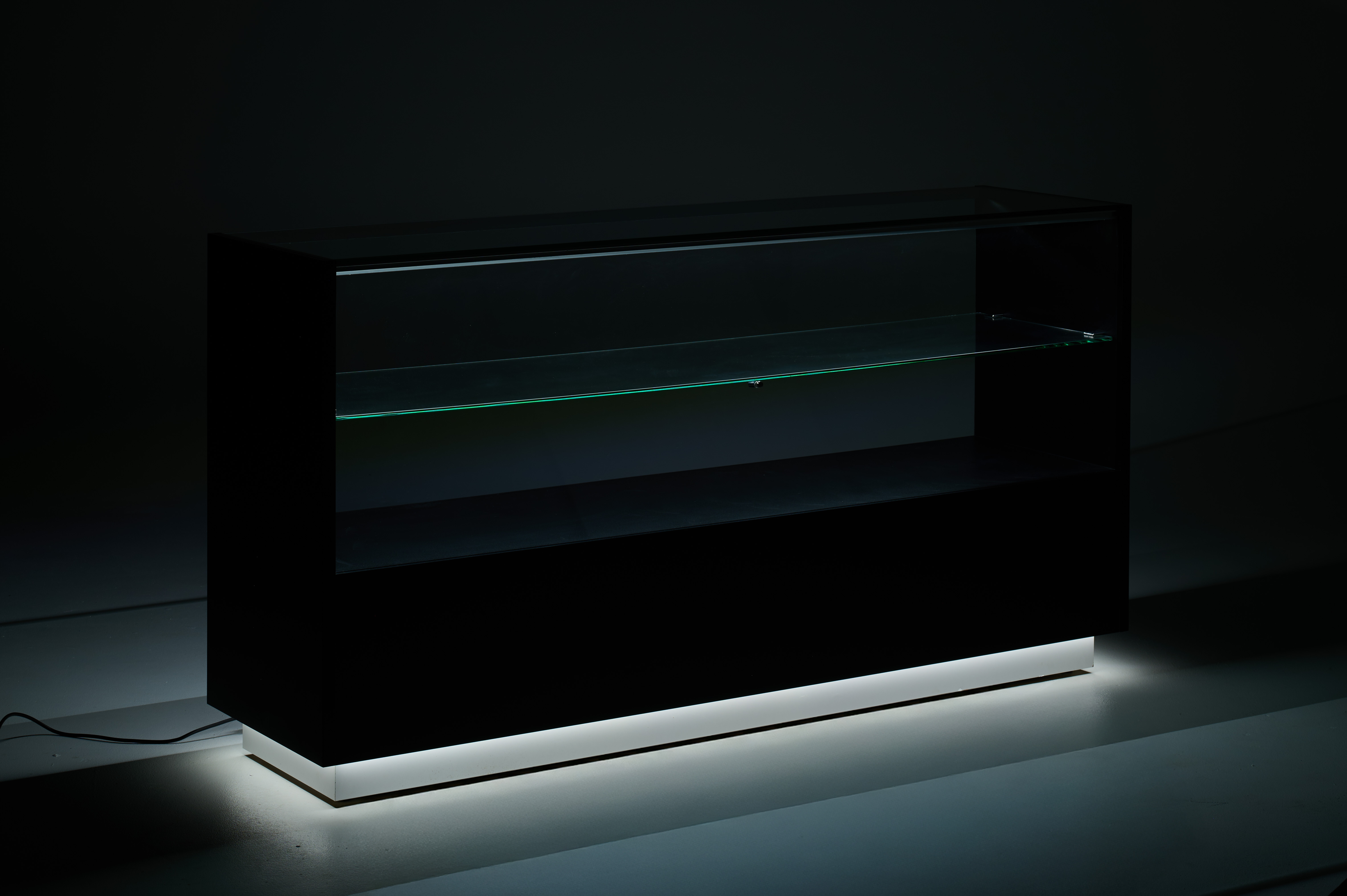 Glass Showcase Counter | LED Lighting | Displays2Go