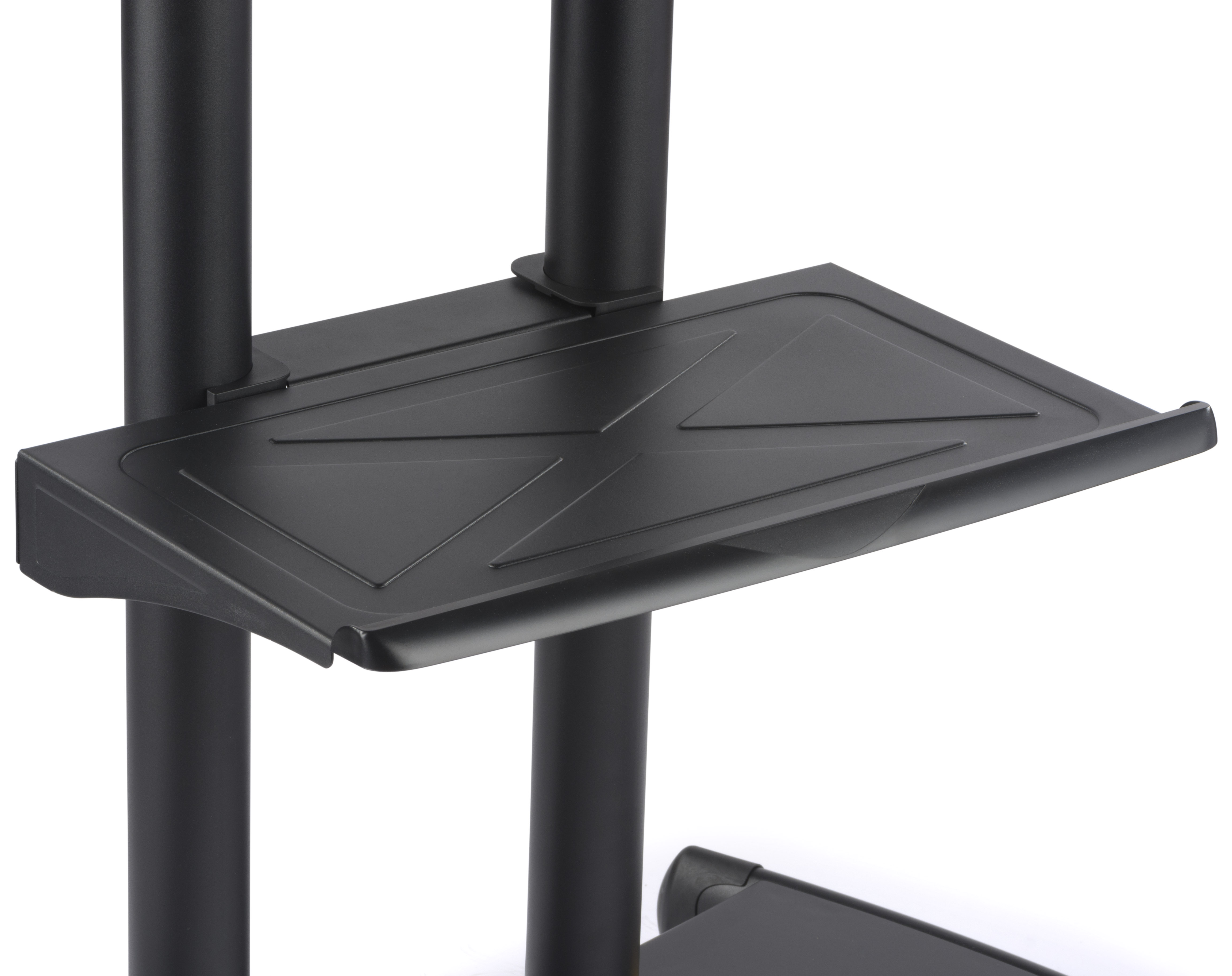 Large Flat Screen TV Stand | AV & Camera Shelf Included | Displays2Go