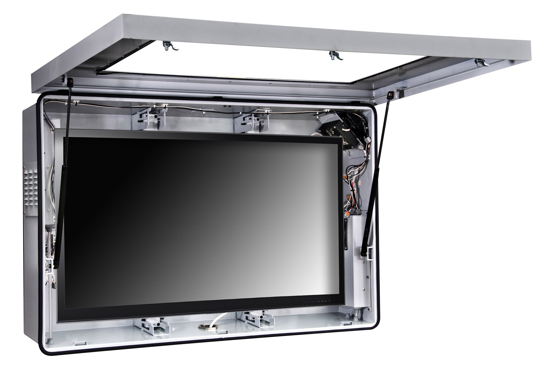 Locking Outdoor TV Mount | Waterproof Enclosure for 55” Screens ...
