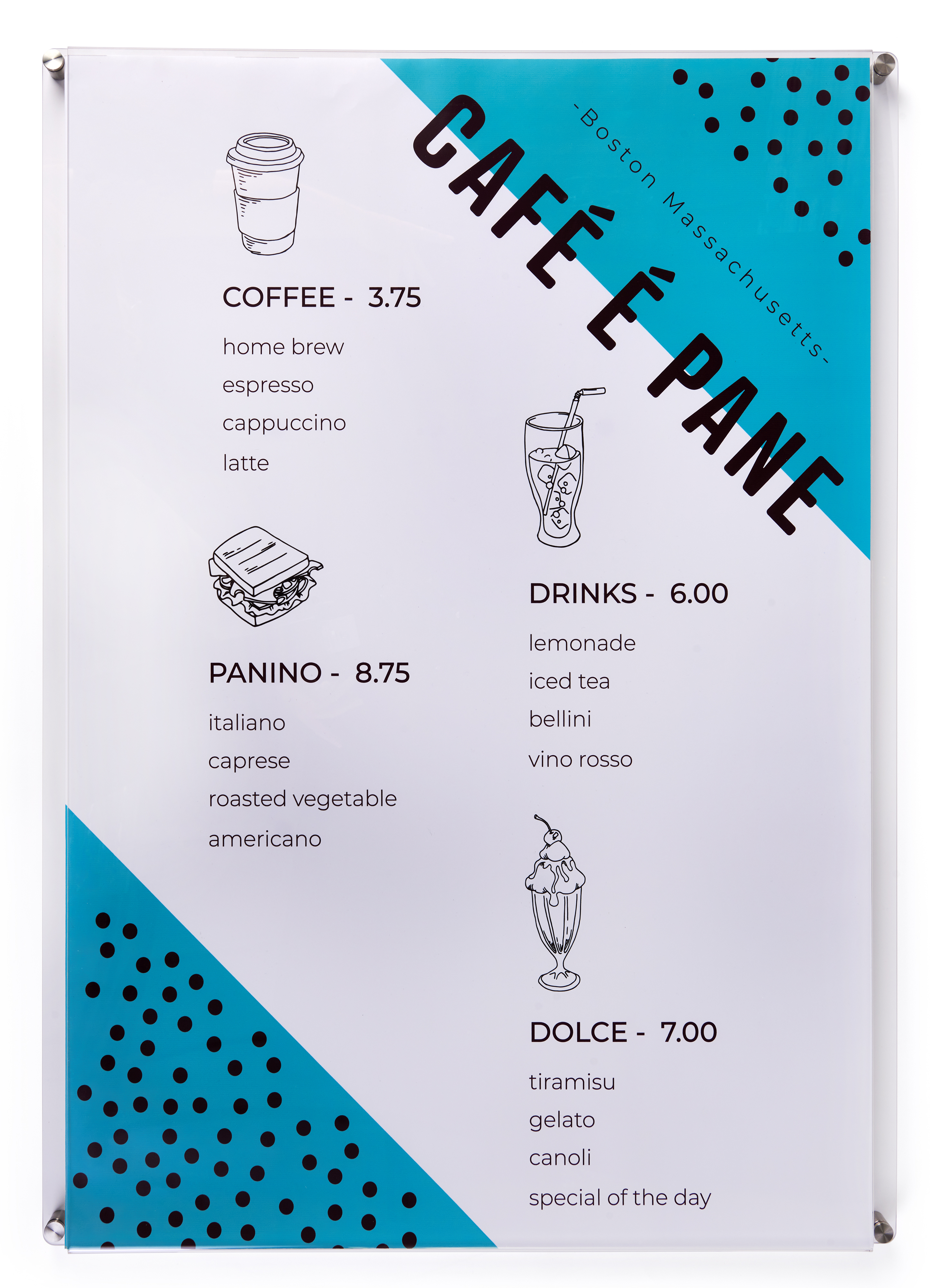 Acrylic Wall Mount Sign Holder | Recycled Fold-Over Panel | Displays2Go