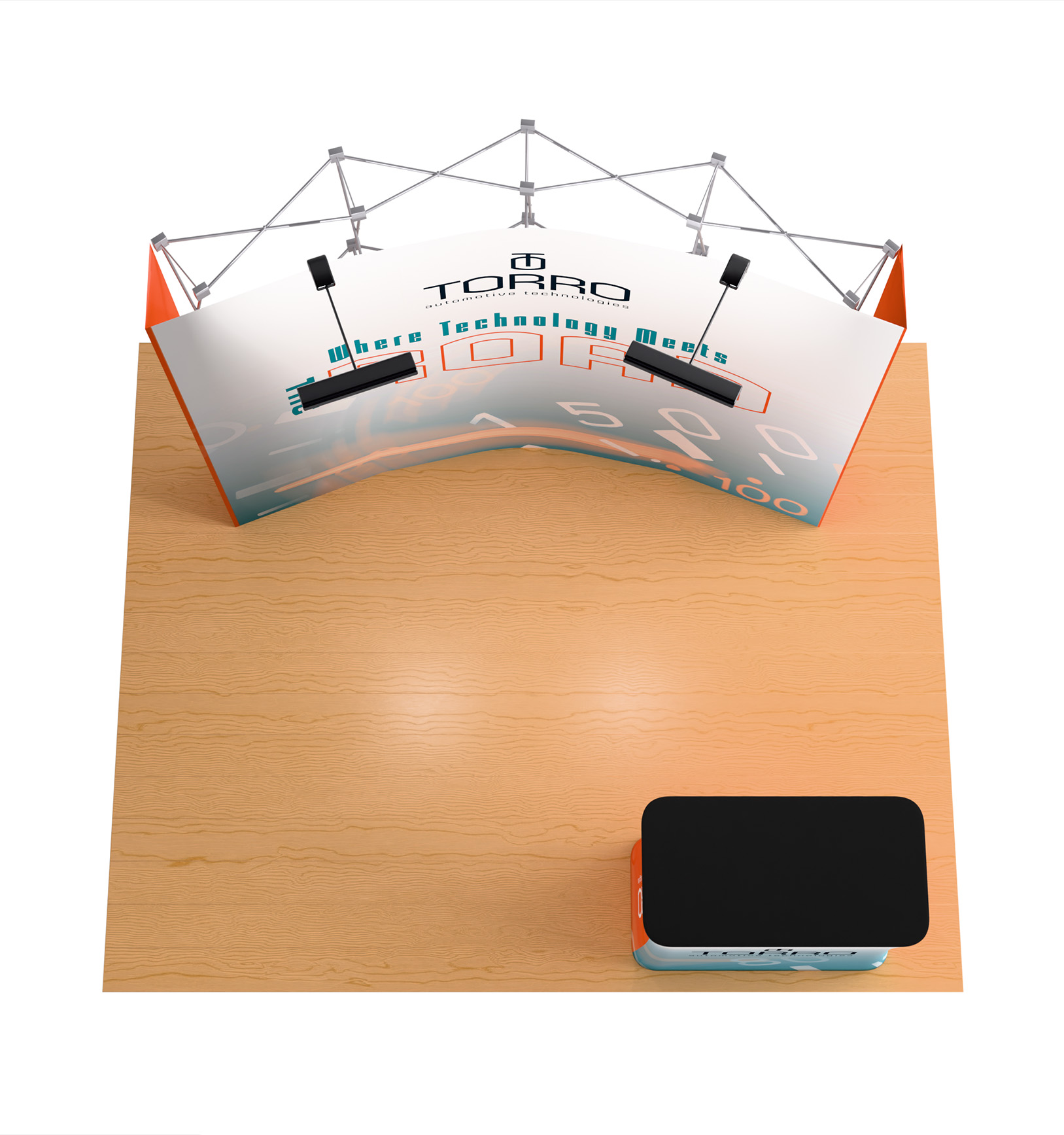 Curved Pop Up Trade Show Booth | Custom Graphics | Displays2Go
