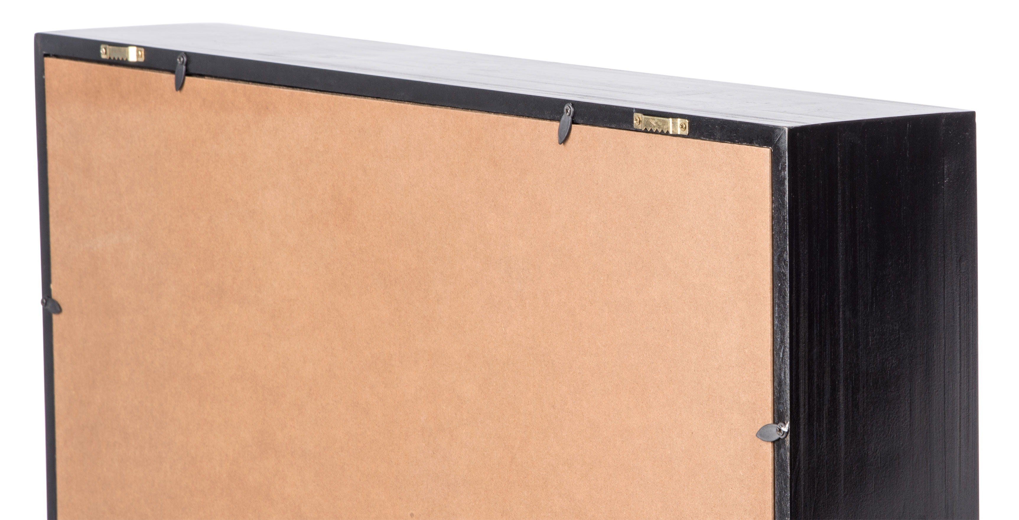 Flag Box for Certificates | Black with Wall Mounting Hardware | Displays2Go