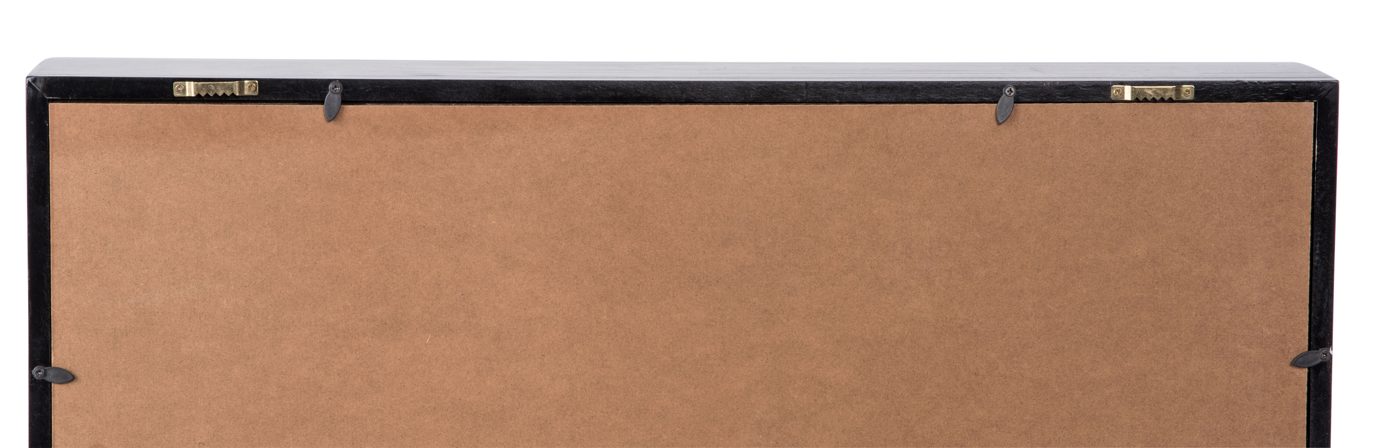 Flag Box for Certificates | Black with Wall Mounting Hardware | Displays2Go
