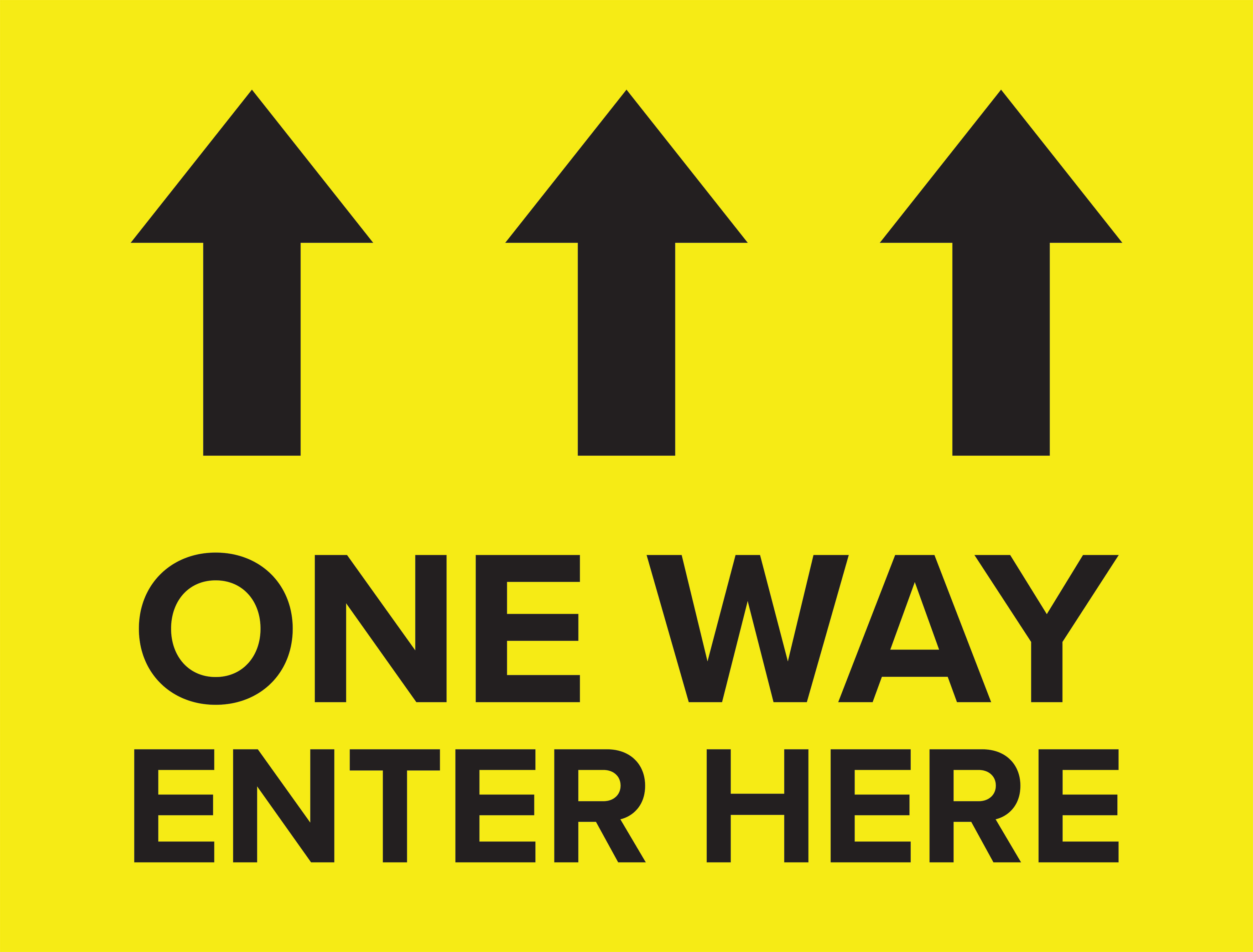 Directional Floor Arrows | Non-Slip Adhesive Vinyl | Displays2Go