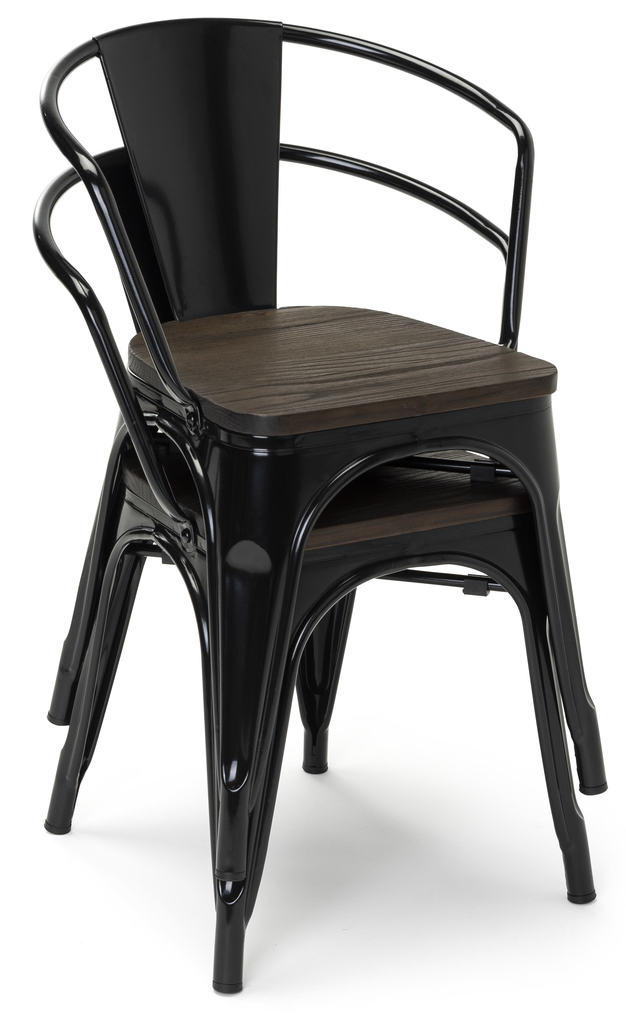Metal Bistro Chair Set | Modern Industrial Design | Displays2Go
