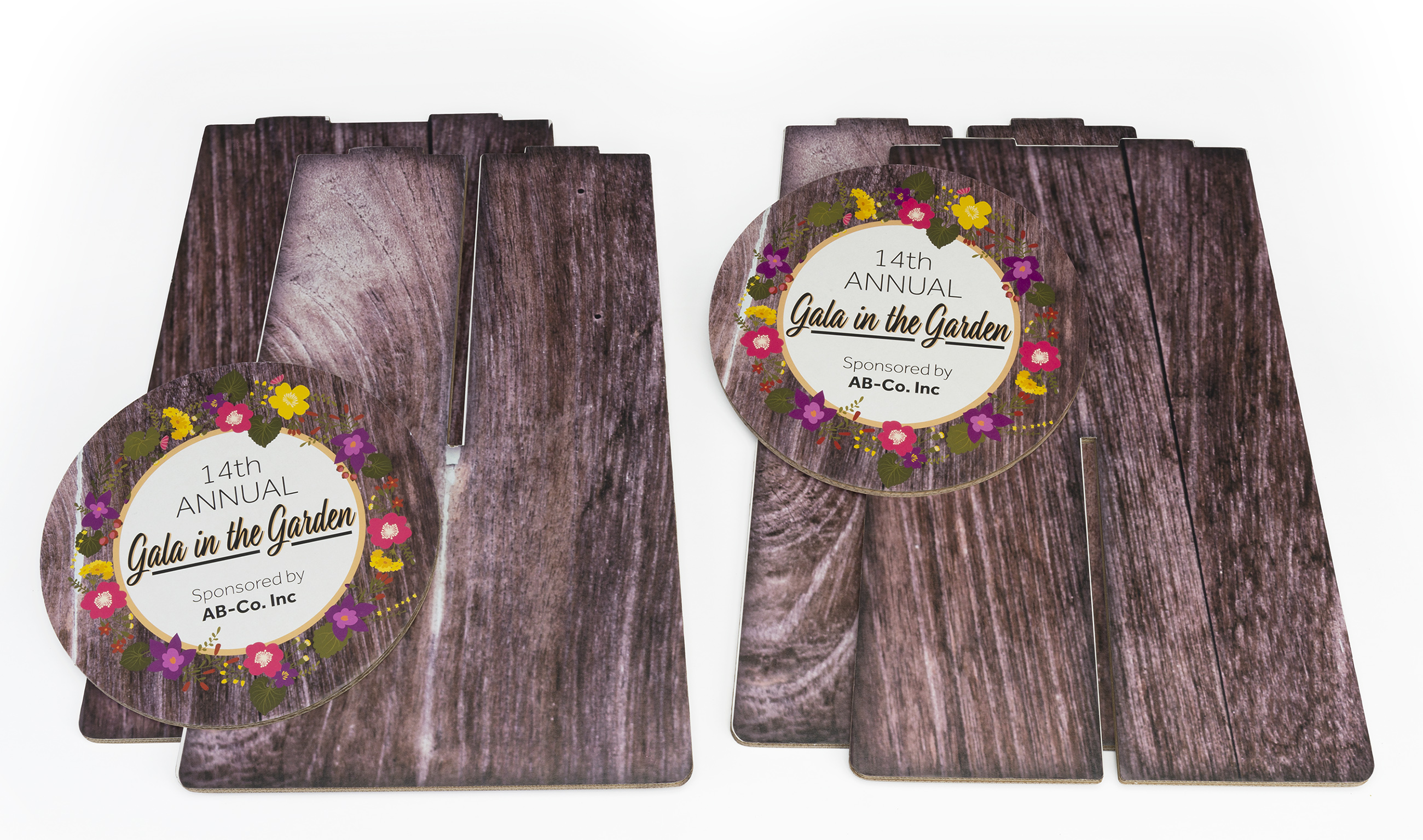 Branded Cardboard Party Stools | Custom Printed Set of 2 | Displays2Go