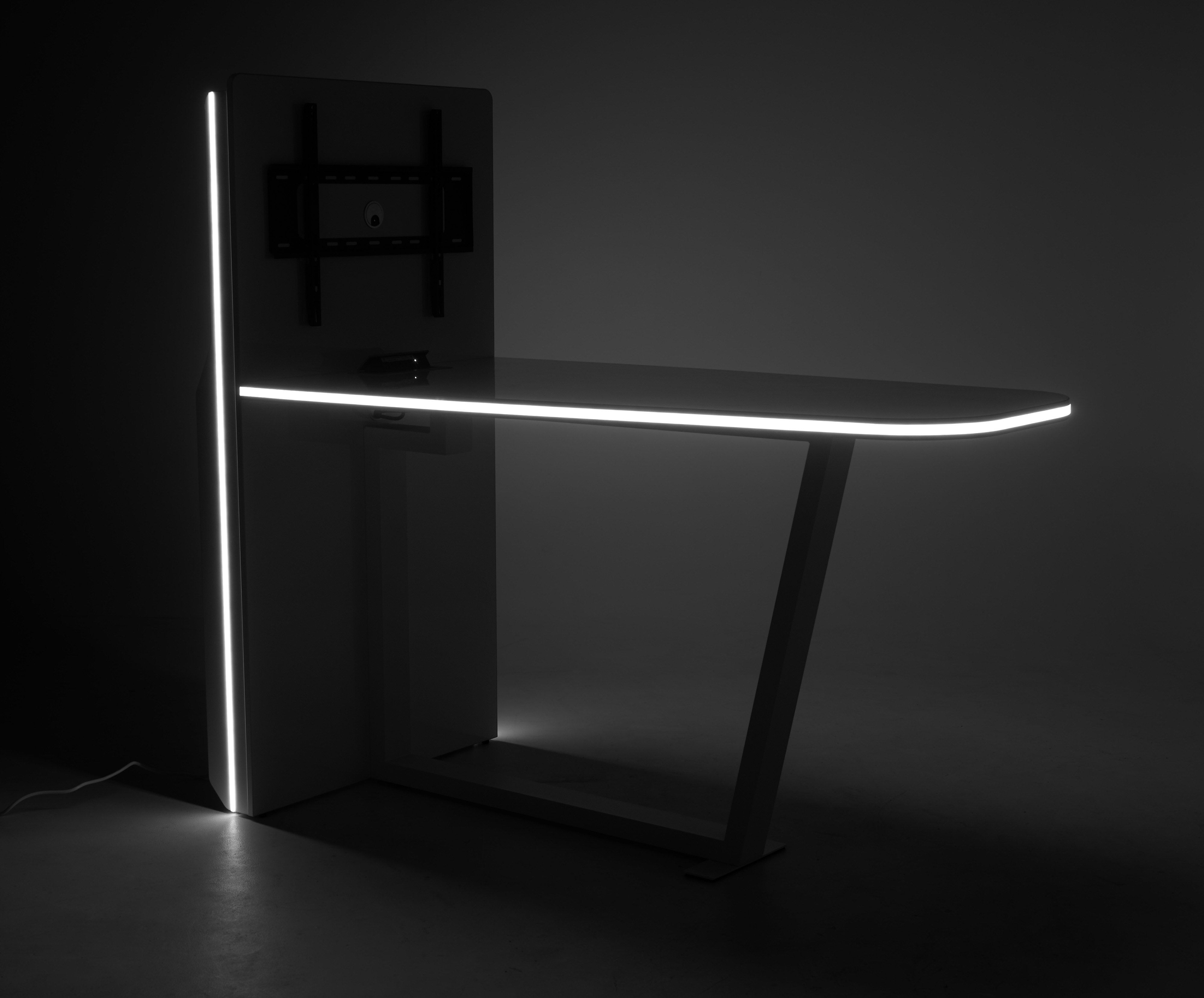 Multimedia Conference Table | Cable Management | Displays2Go