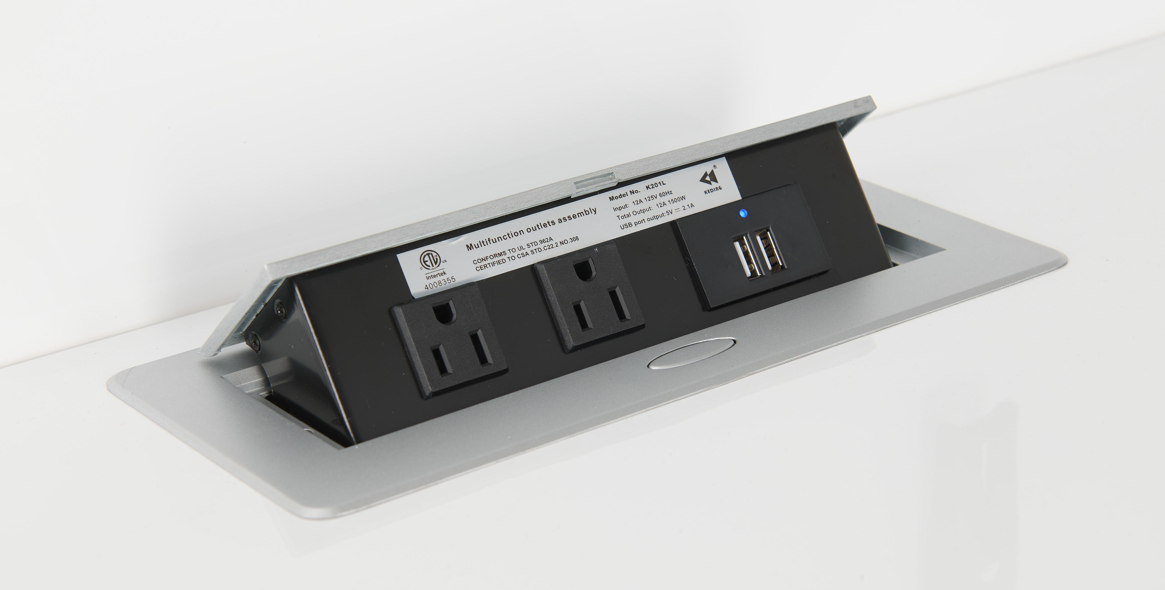 Multimedia Conference Table | Cable Management | Displays2Go