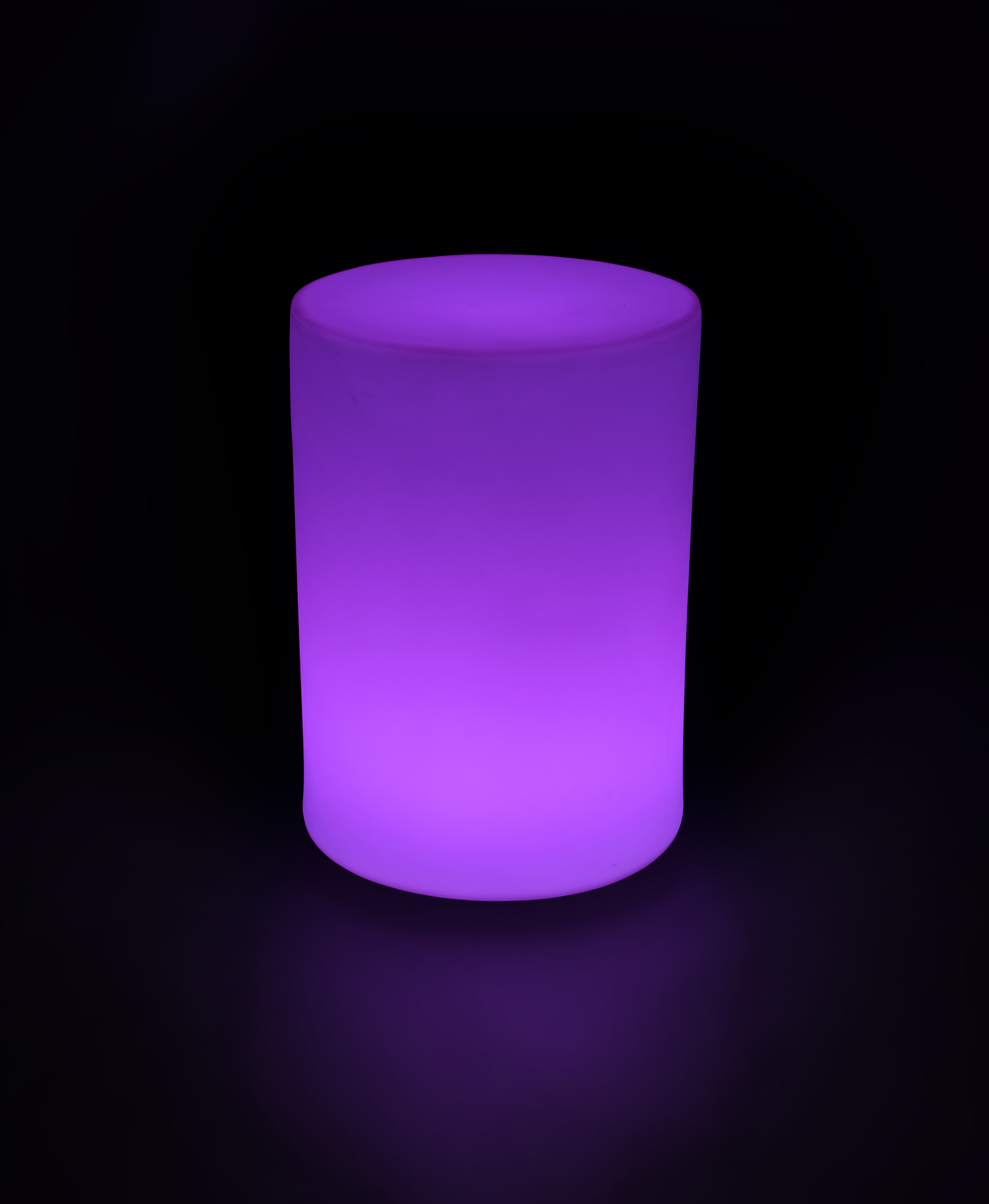 Round Light Up Glow Top LED Table | 28.75” Tall Circular Top | Displays2Go