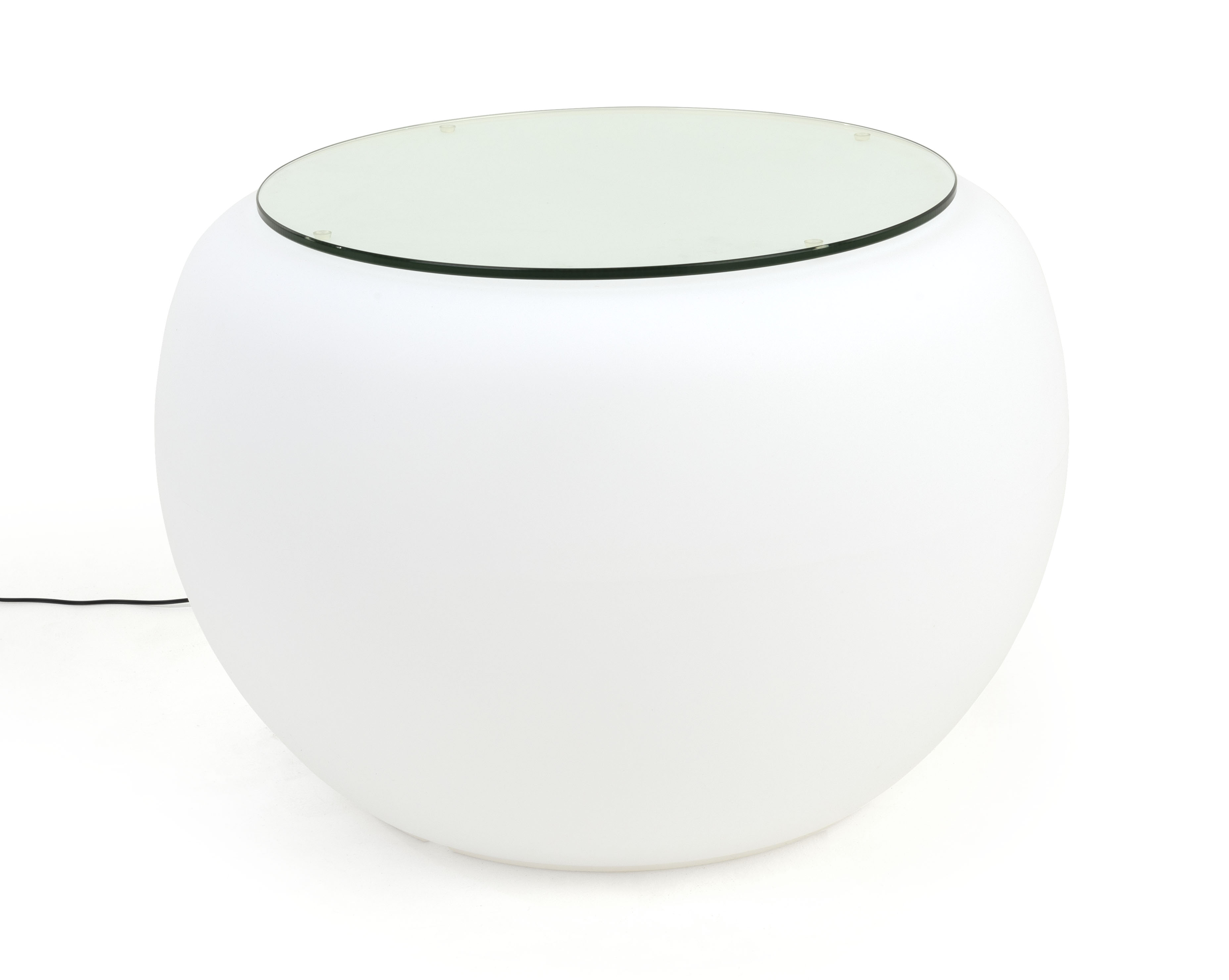 LED Round Coffee Table | Decorative Glow-In-the-Dark Furnishing ...