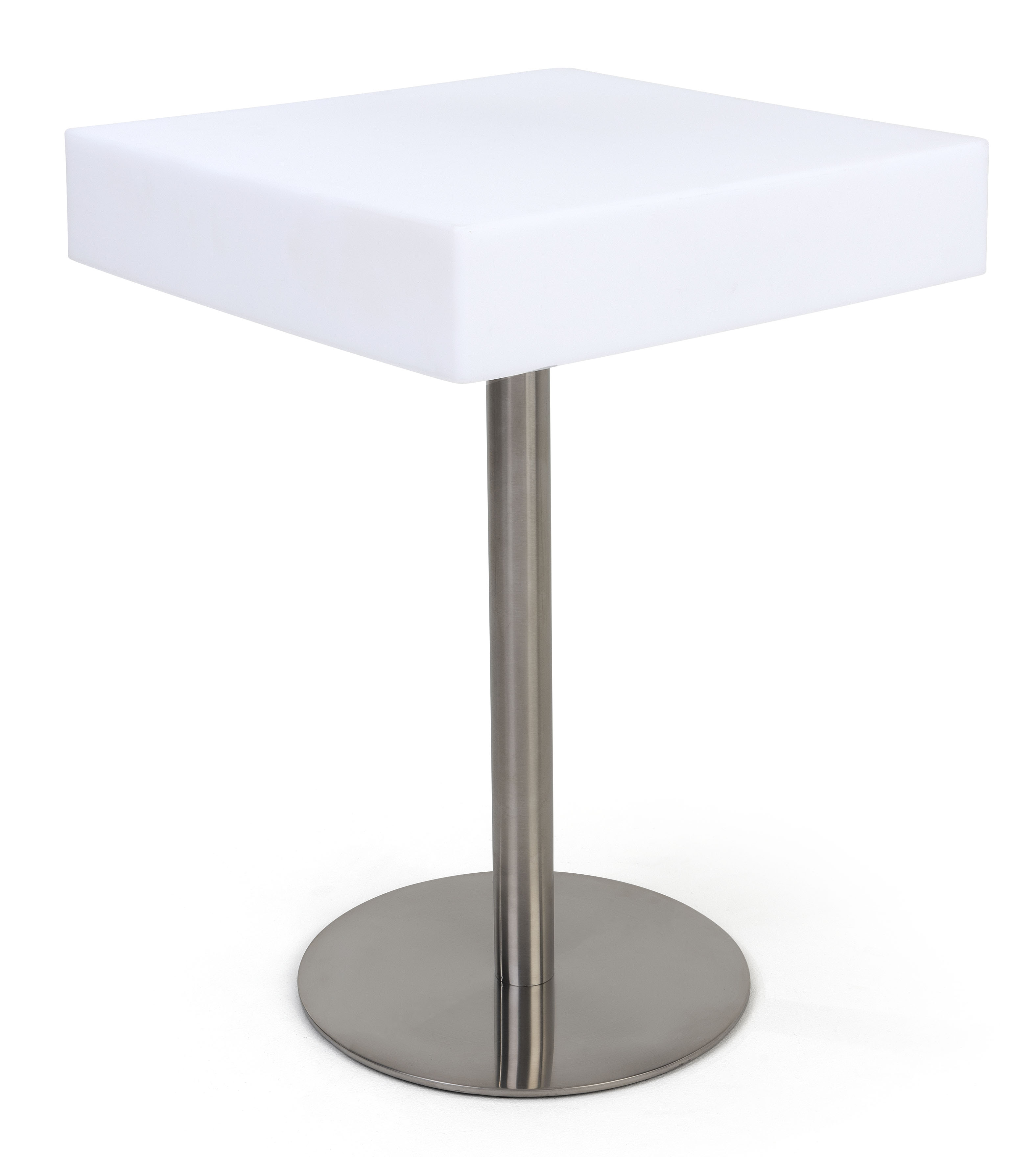 Square Illuminated Bar Table | Light Up LED Lounge Furnishings ...
