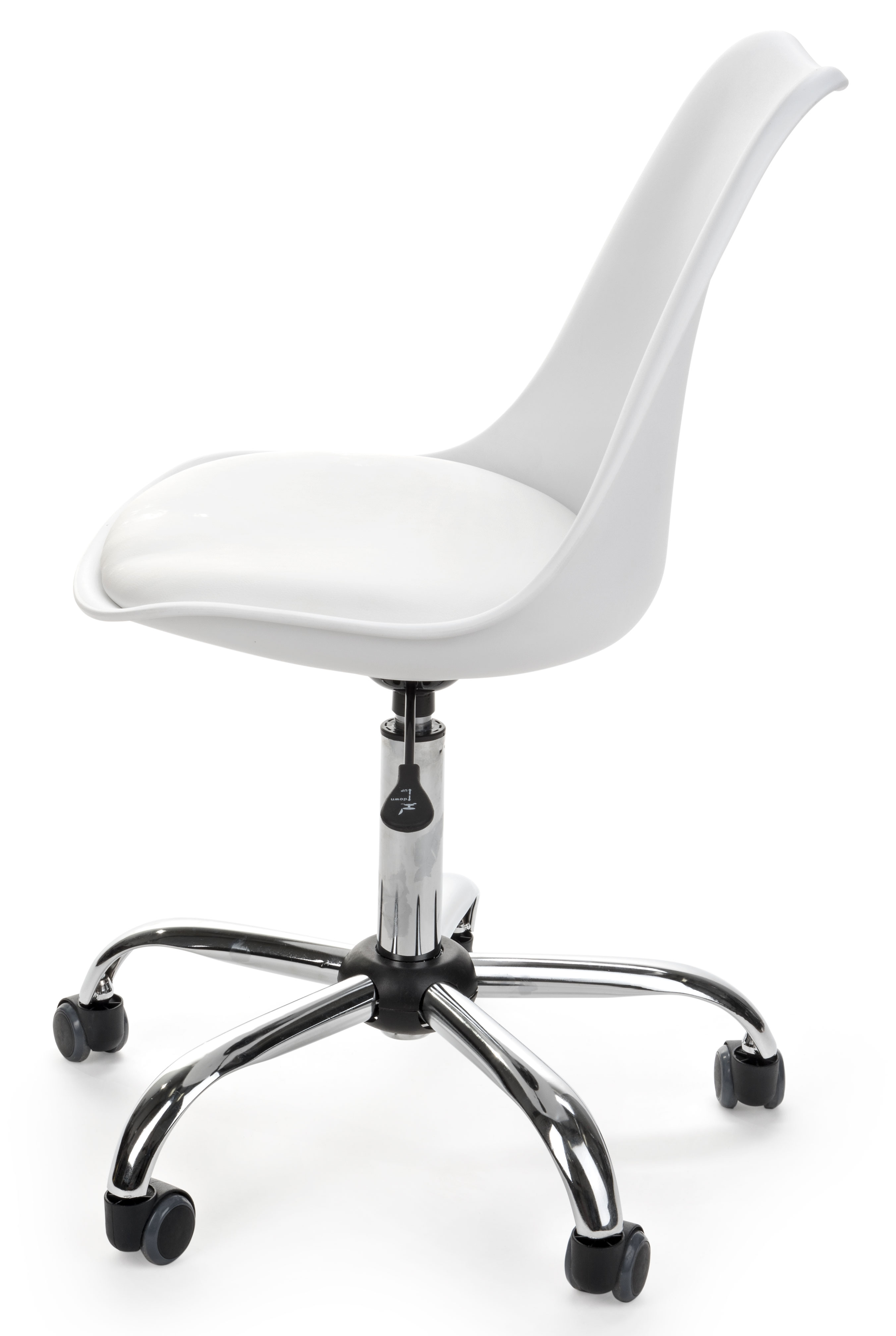 Modern Molded Wheelie Chair | Adjustable Height | Displays2Go