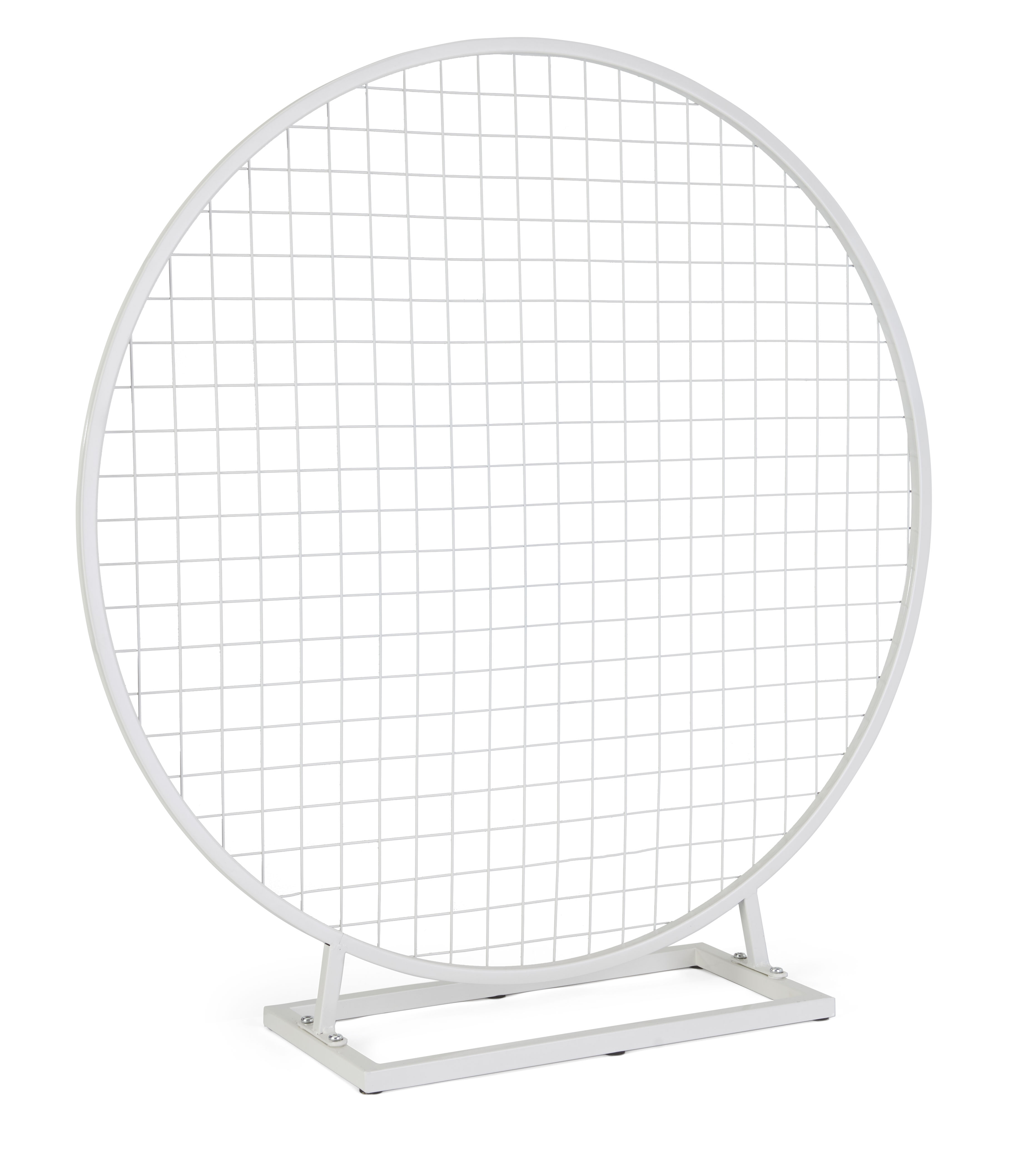 Tabletop Wreath Hoop with Grid | Lightweight Portable Design | Displays2Go