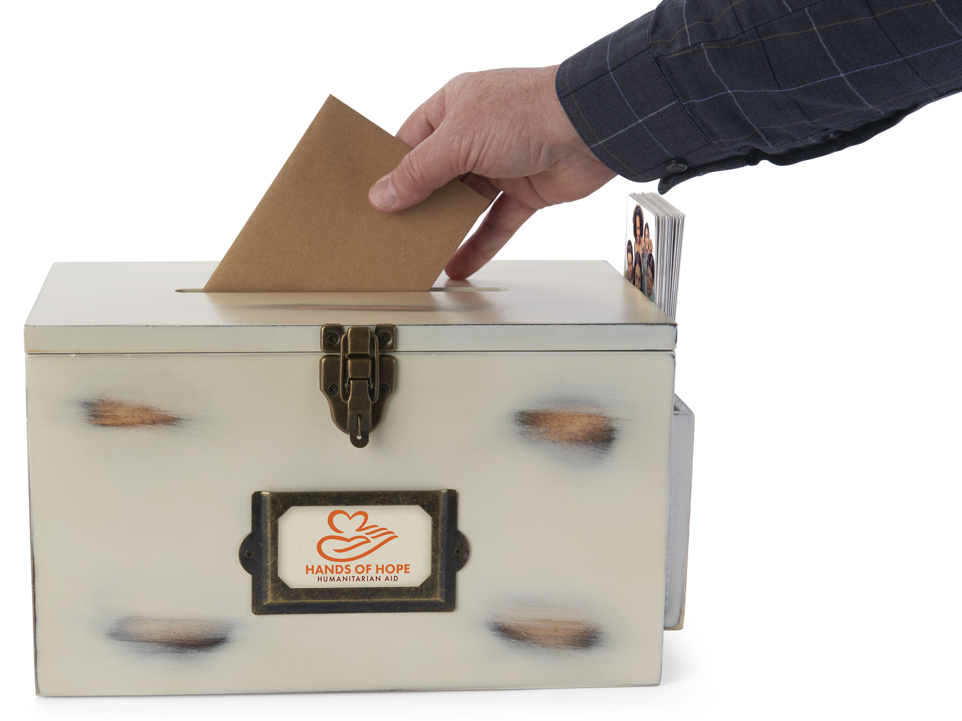 Wooden Wedding Card Box | 4" x 2" Signage Frame | Displays2Go