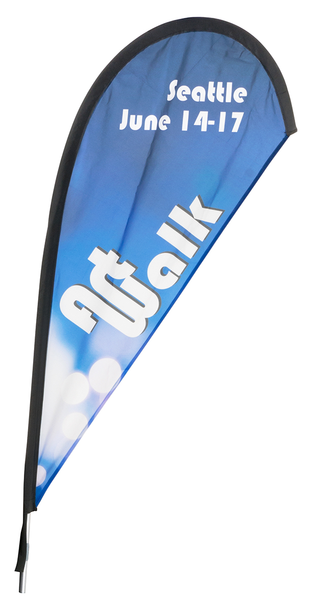 1-Sided Backpack Teardrop Walking Banner for BPBF1S | Displays2Go