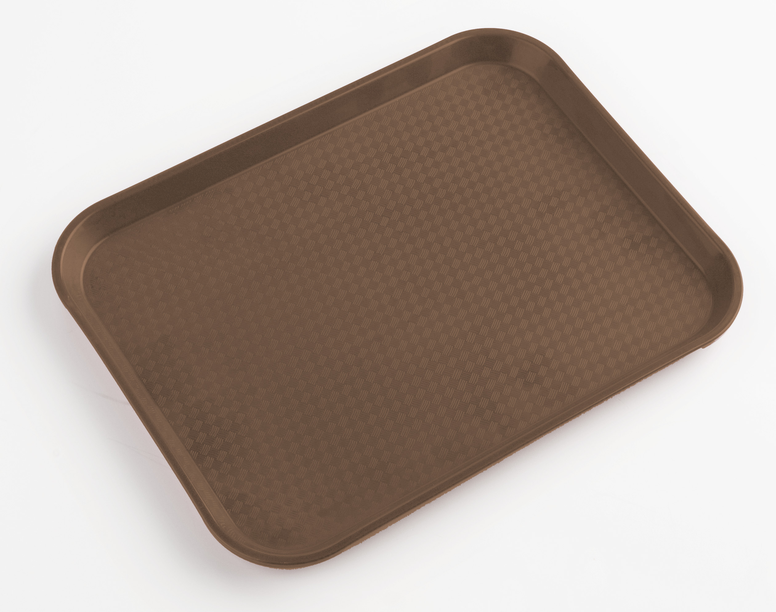 Brown Plastic Restaurant Tray - Raised Edges | Displays2Go
