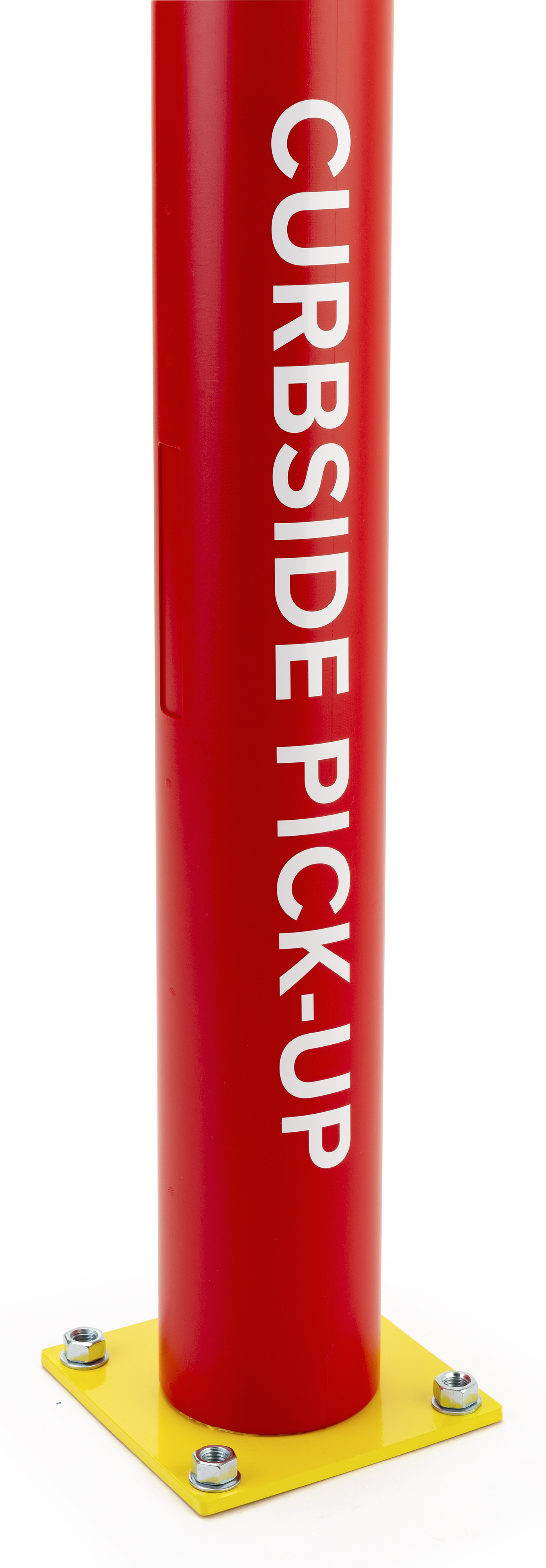 Branded Plastic Post Bollard Cover | Custom 1-Color Vinyl Graphic ...